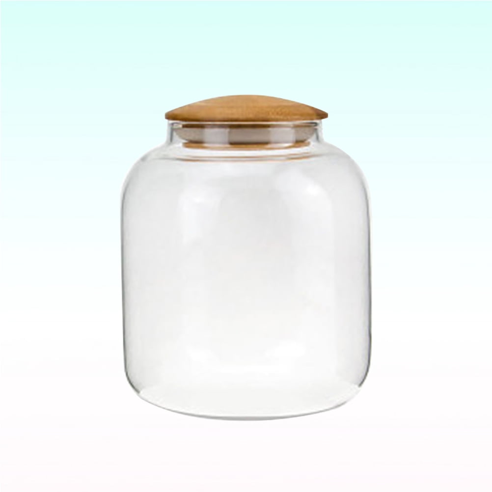 CTIRCHIU 1Pack Food Storage Jars 10.5x6.5x13cm Curved Surface ...