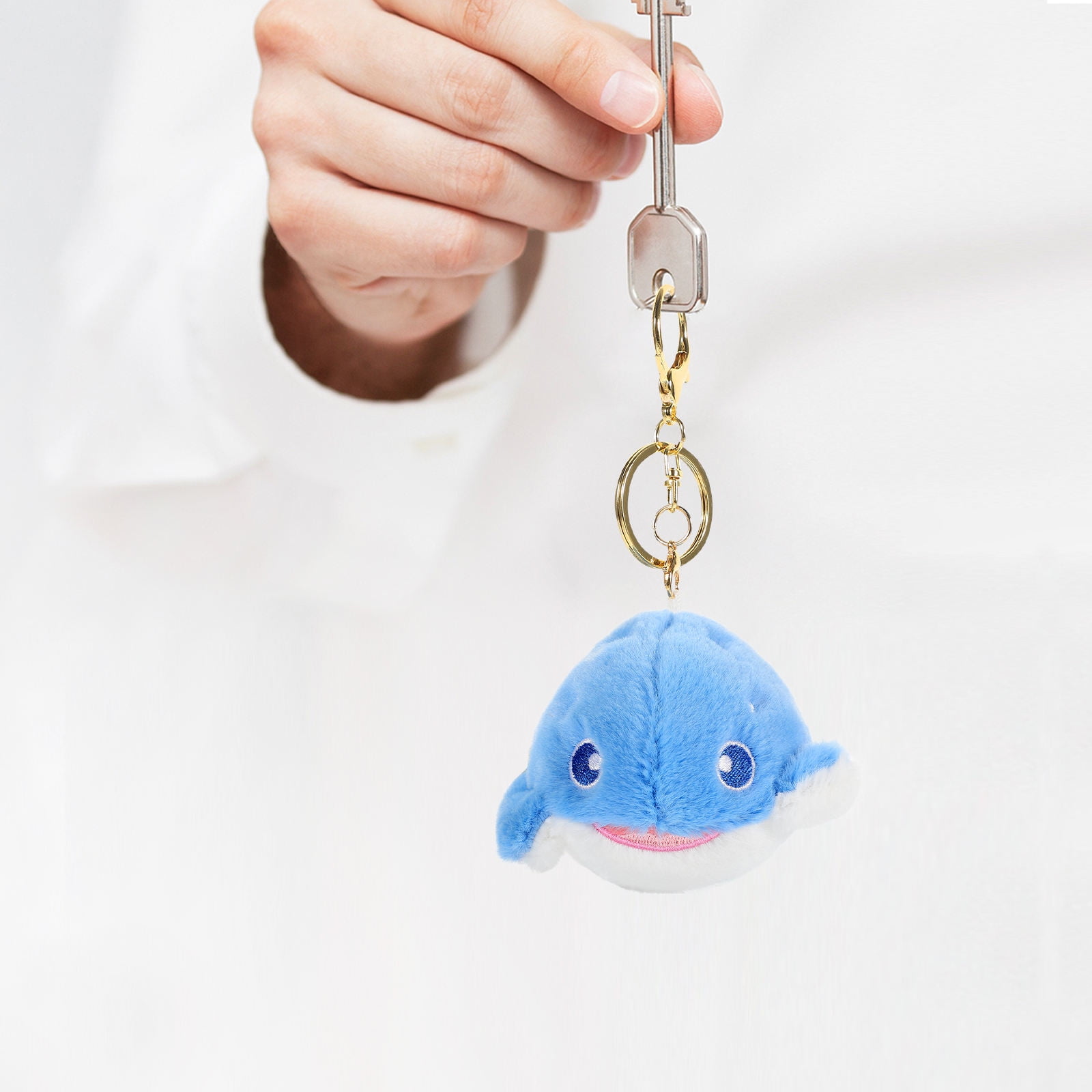 CTIRCHIU Stuffed Toy Keychain Fish Shape Bag Accessory for Wife ...