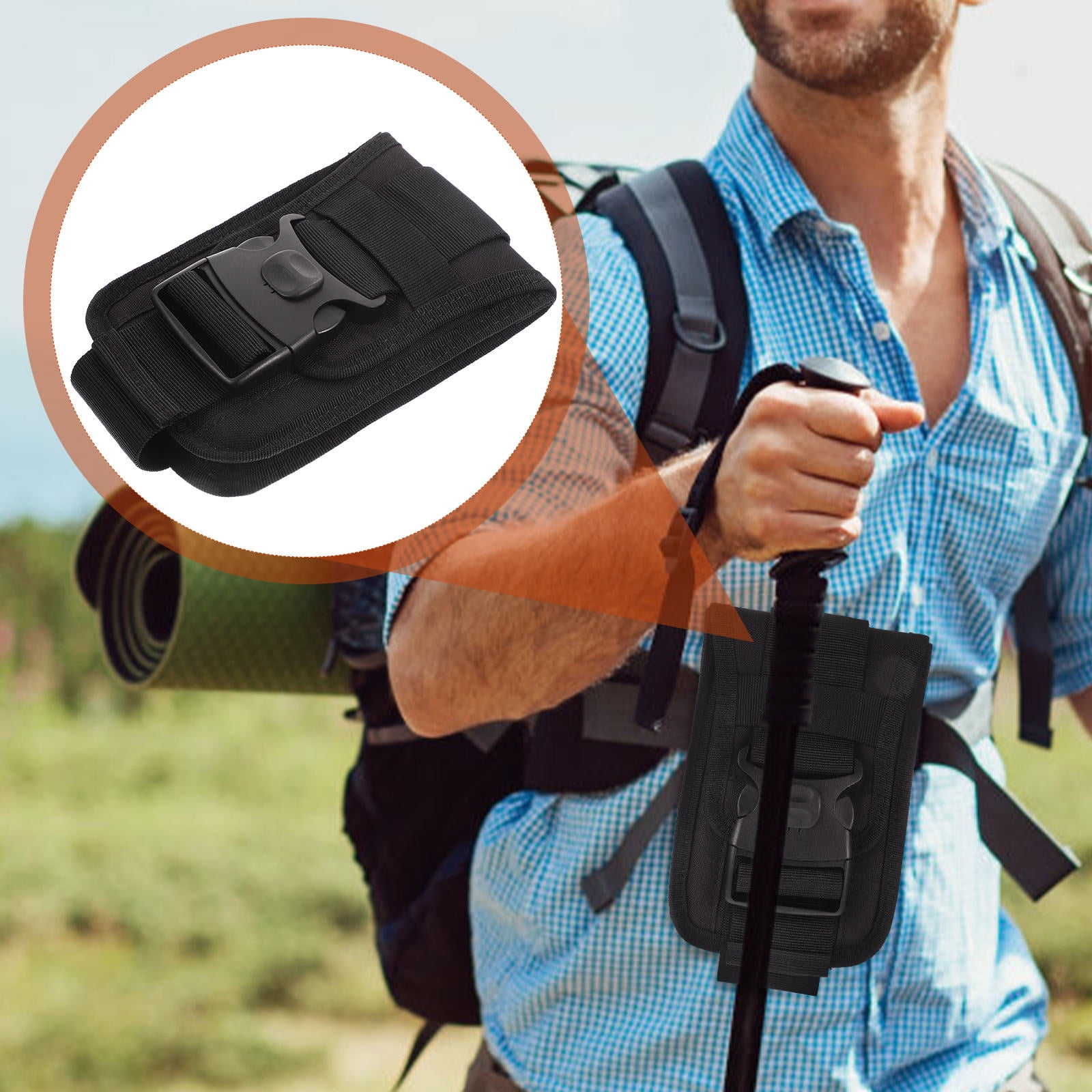 CTIRCHIU 1Pack Mobile Phone Pouch for Men and Oxford Cloth with ...