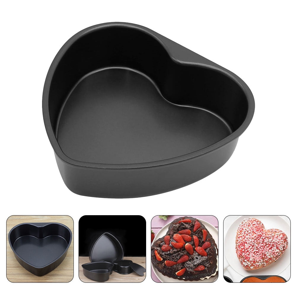 CTIRCHIU Nonstick Aluminum Heart Shaped Cake Pan Removable Bottom 1Pcs ...