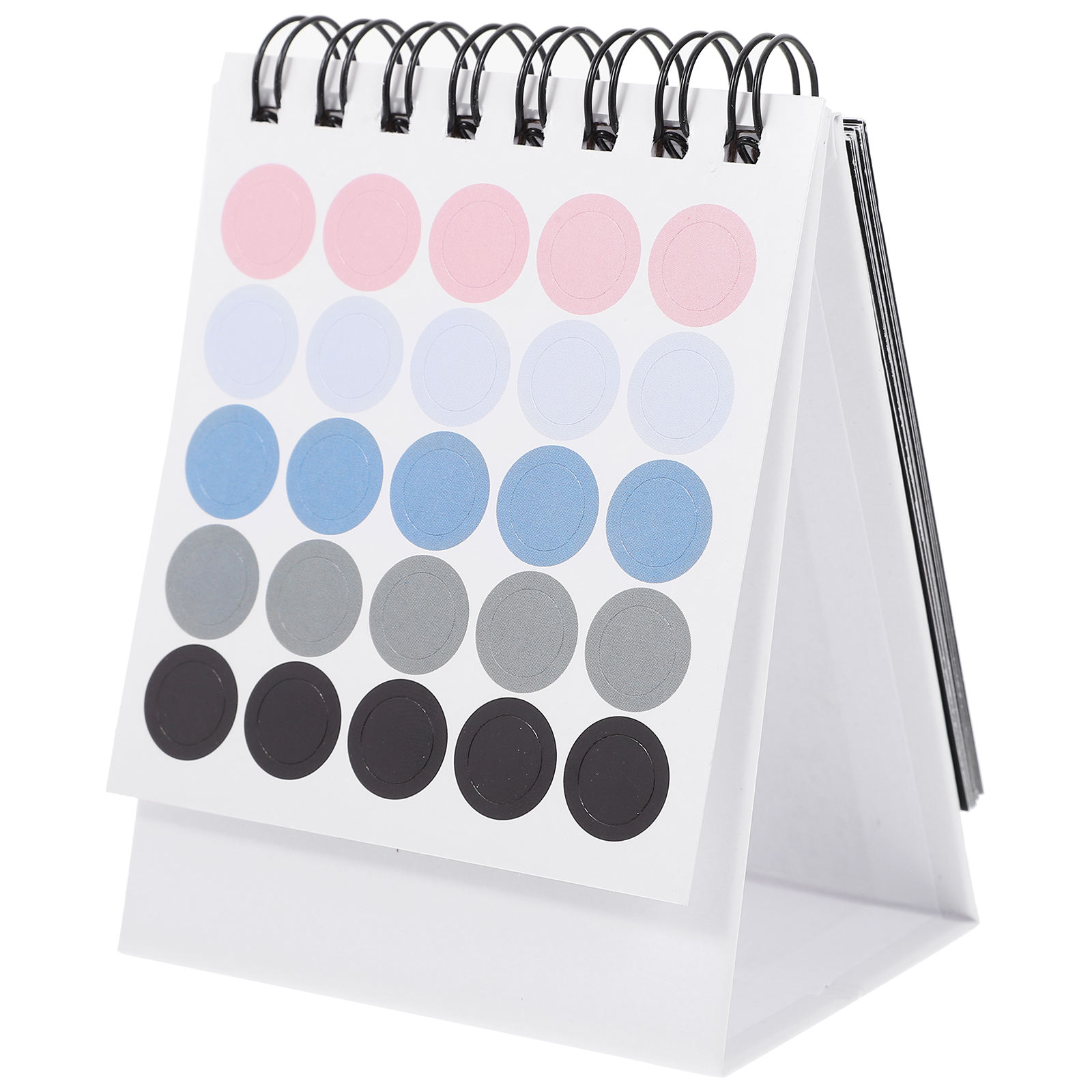 CTIRCHIU 1Pack Tabletop Small Calendar 2023-2024 White Background Black ...