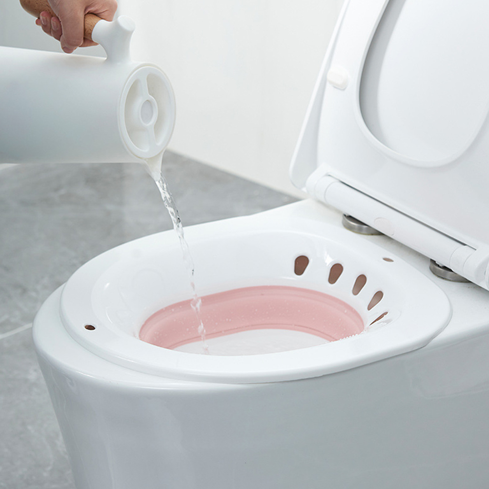 CTIRCHIU 1Pack White Sitz Bath Personal Smooth Inclined Design for ...