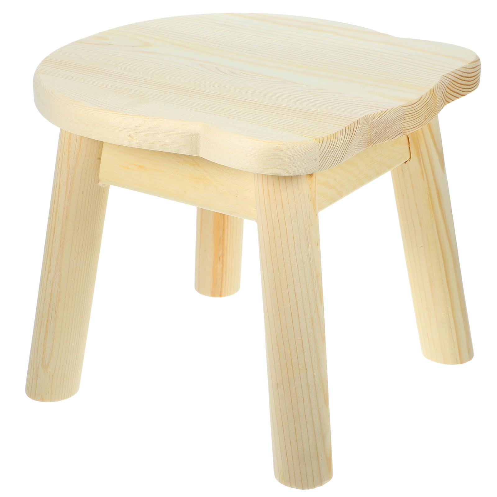 CTIRCHIU Ctirchiu Kids Wood Stool Beige Non Slip Step Stool for Teeth ...