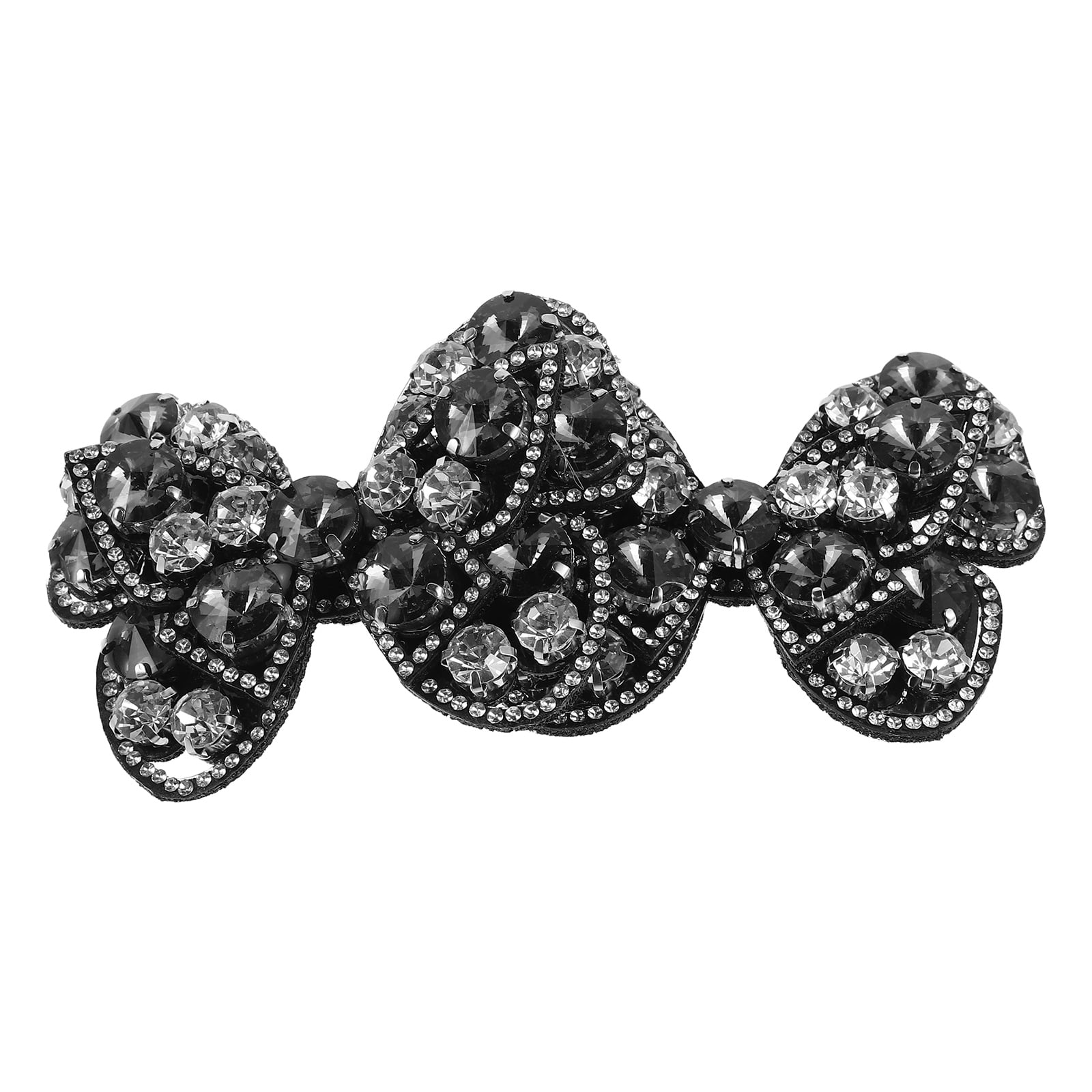 CTIRCHIU 1 Pair Shoe Bows Clips for Women Elegant Black Alloy Shoe ...