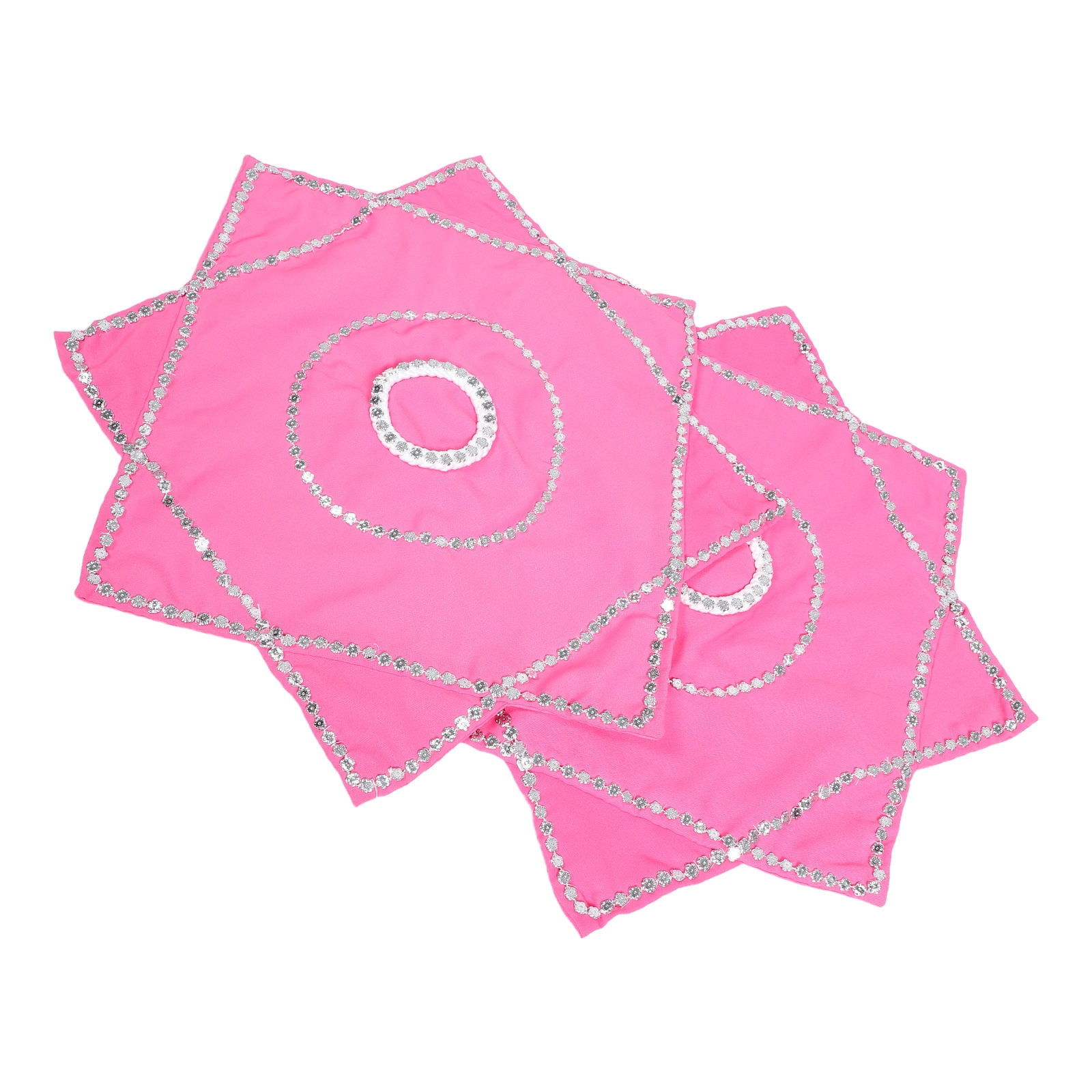 CTIRCHIU 1Pair Lightweight Pink Dance Towel Octagonal Design Chinese ...