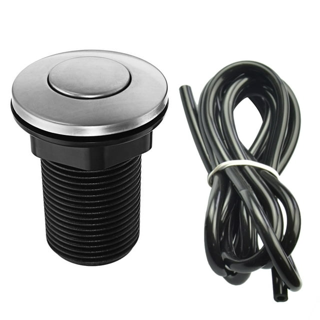CTIRCHIU 1Pcs Black Round Push Buttons Air Button for Garbage Disposal ...
