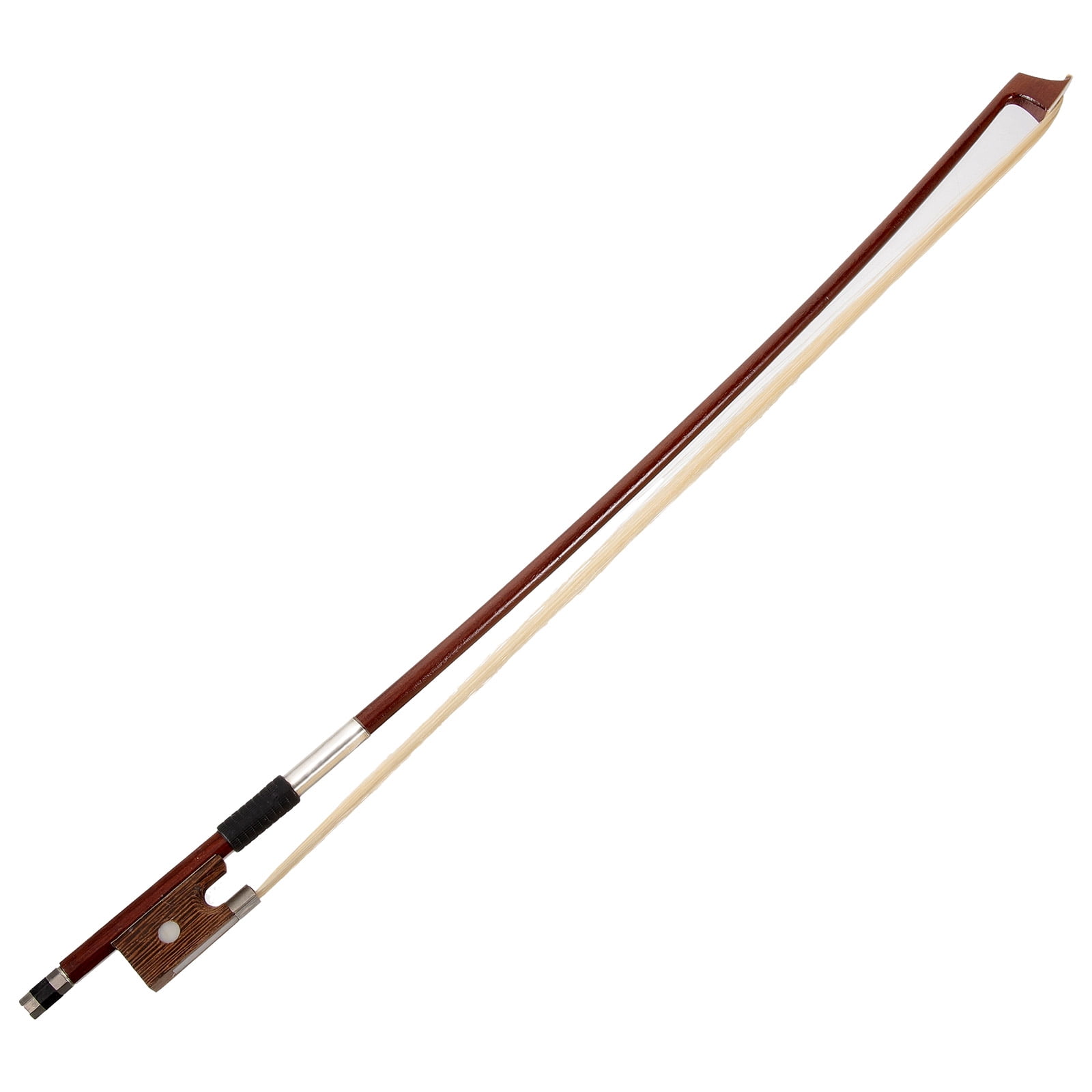 CTIRCHIU Wood Violin Bow Ebony Wood Dark Red Musical Instrument ...