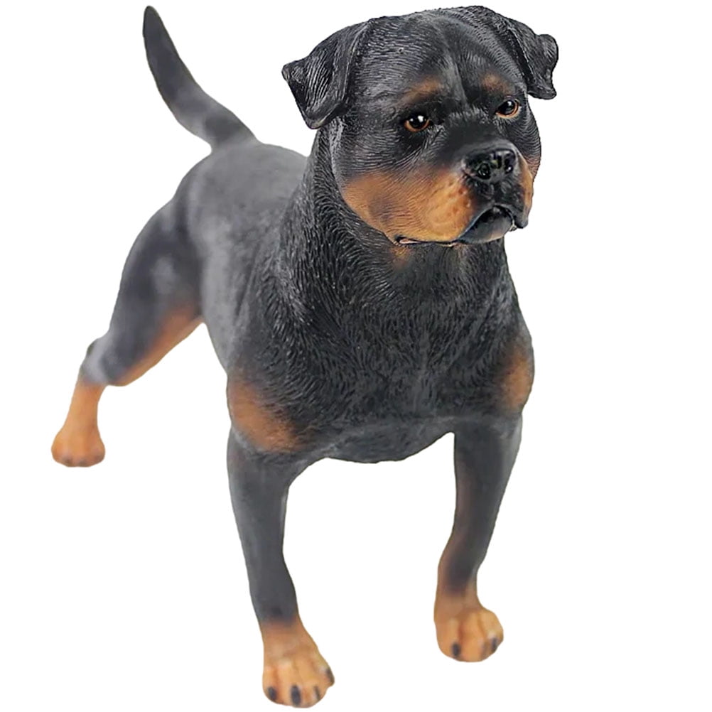 CTIRCHIU 1Pack Realistic Black Plastic Dog Figure for Home and Office ...