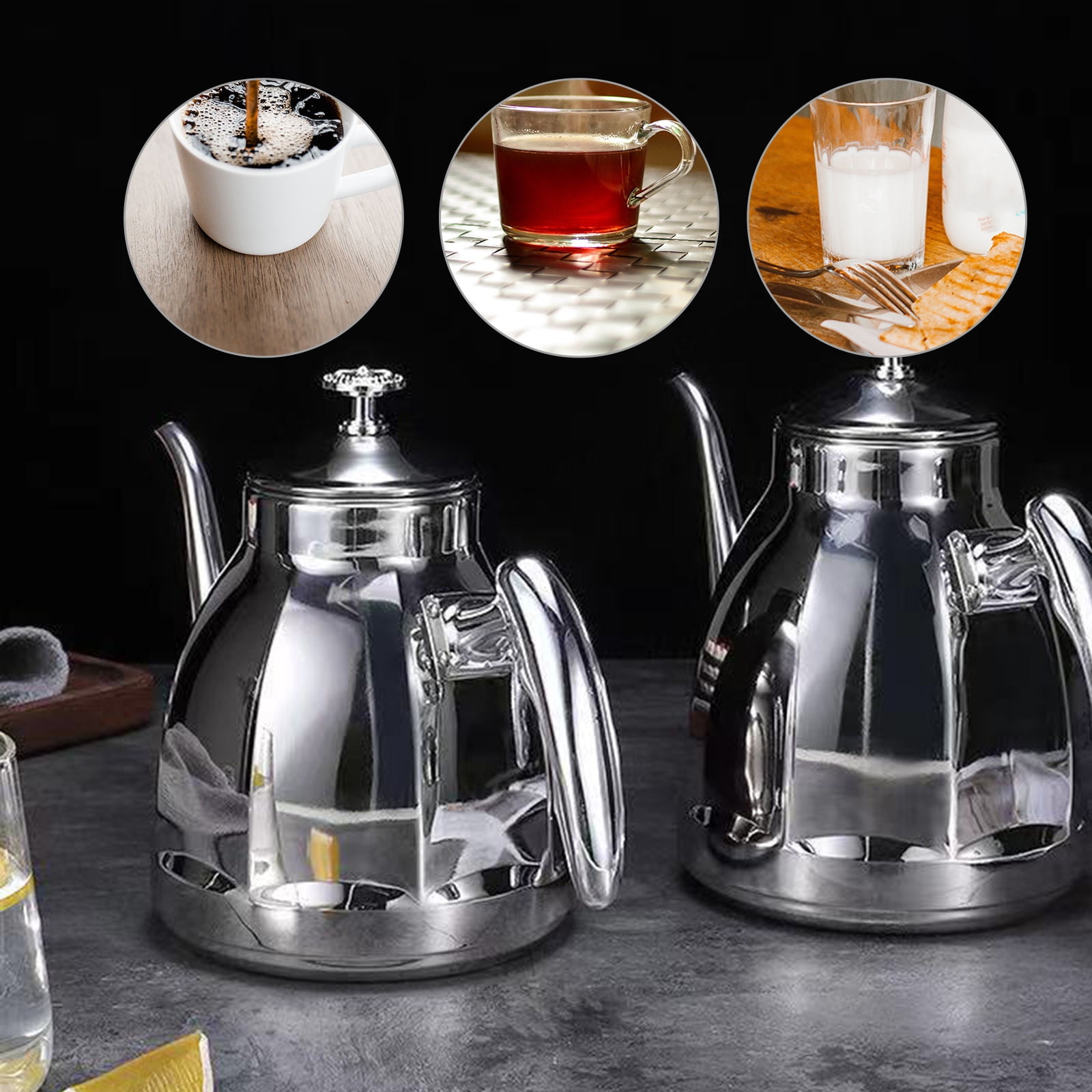 CTIRCHIU 1Pcs Tea Kettle Stovetop 2.0L Capacity for Boiling Water and ...