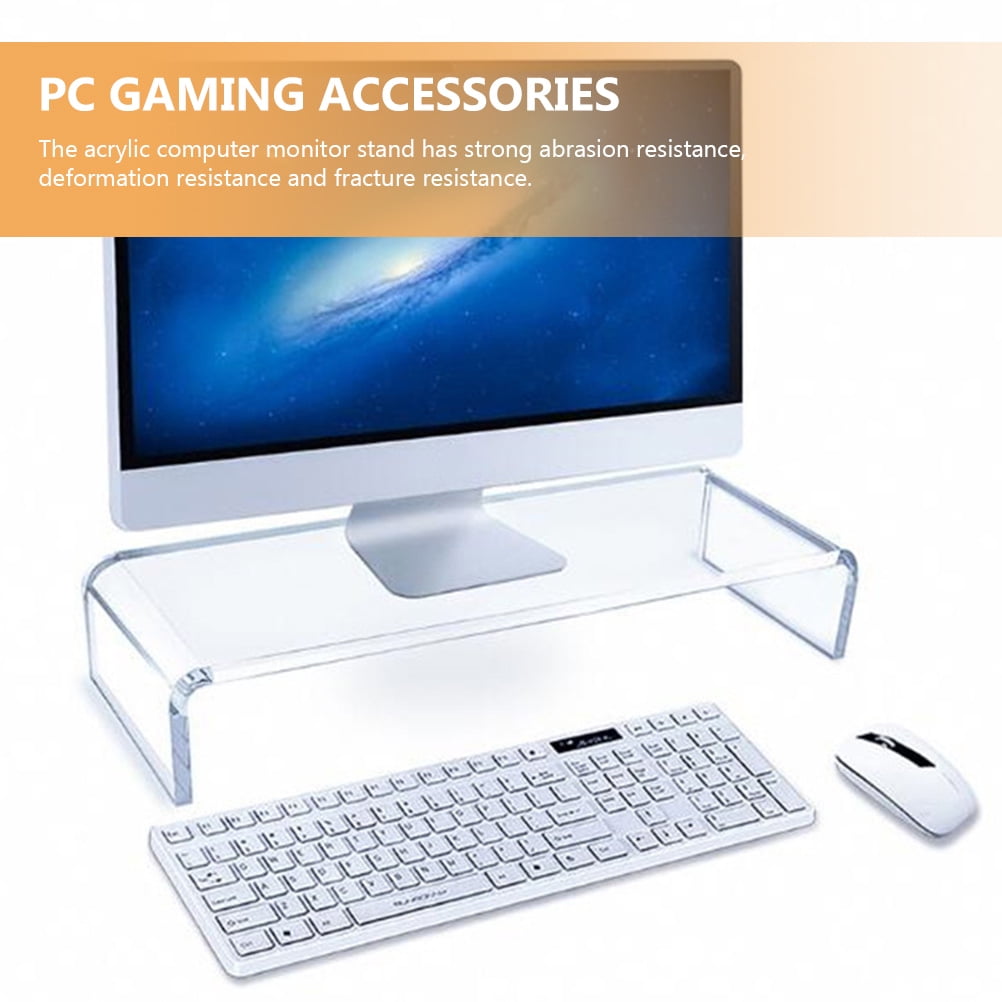 CTIRCHIU Compact Design Clear Computer Riser Rack for Posture ...