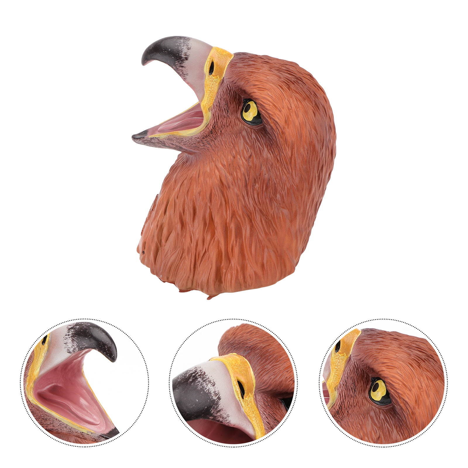 CTIRCHIU Hand Puppet Stuffed Animal Toy Eagle Shaped Coffee 1Set ...