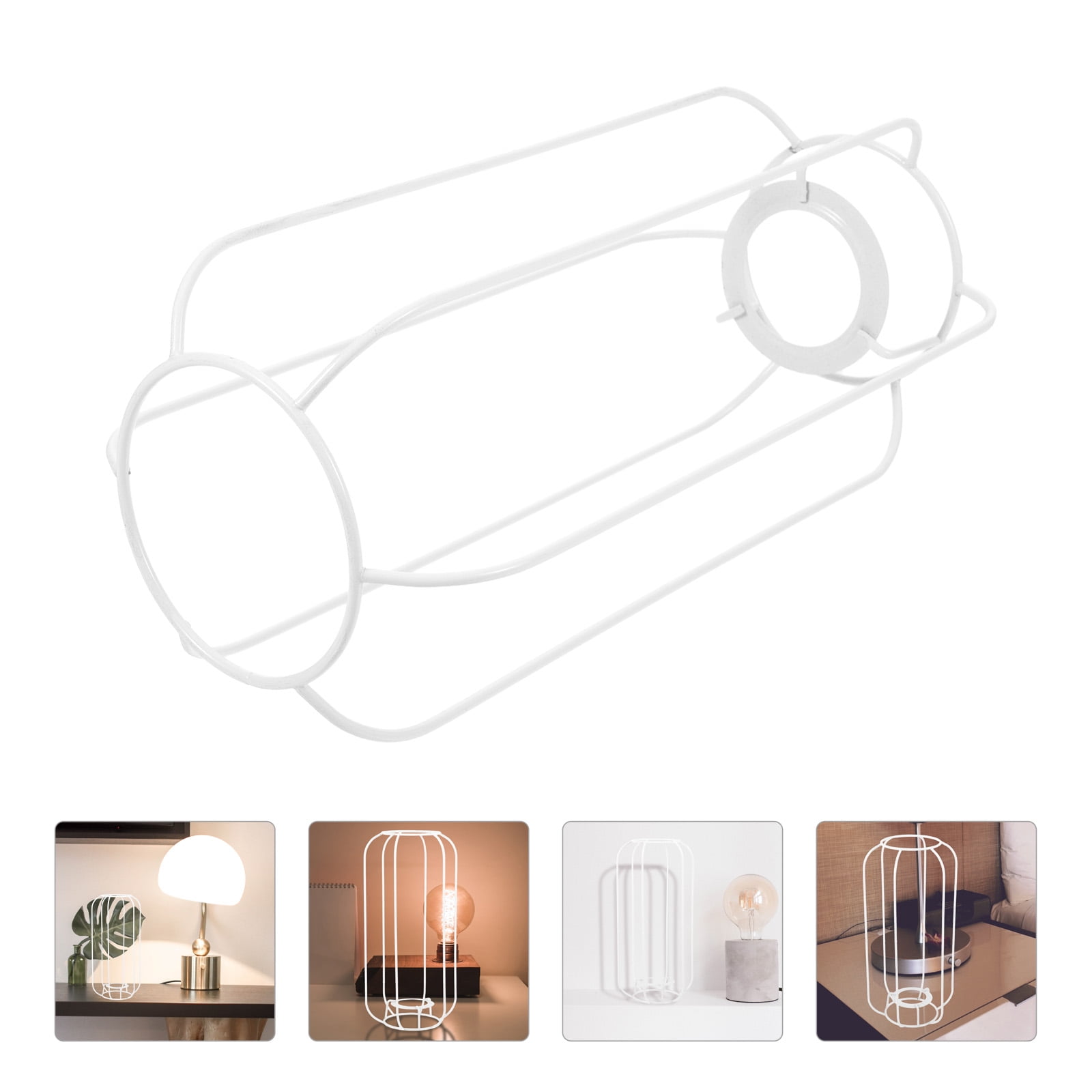 CTIRCHIU White Metal Ceiling Lampshade Frame 1 Piece for Lamp Making ...