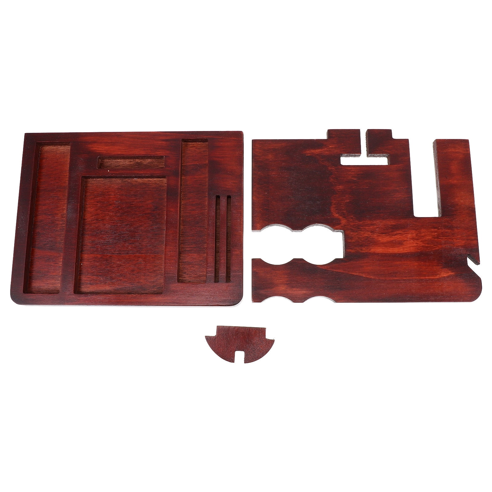 CTIRCHIU 1Set Light Brown Wood Storage Rack for Organizing and Holding ...