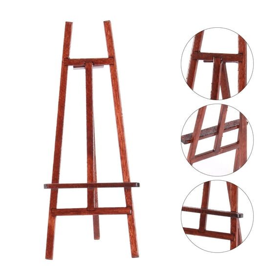 CTIRCHIU Mini Red Easel for Furniture Ornament, Compact Size, 1 Piece ...