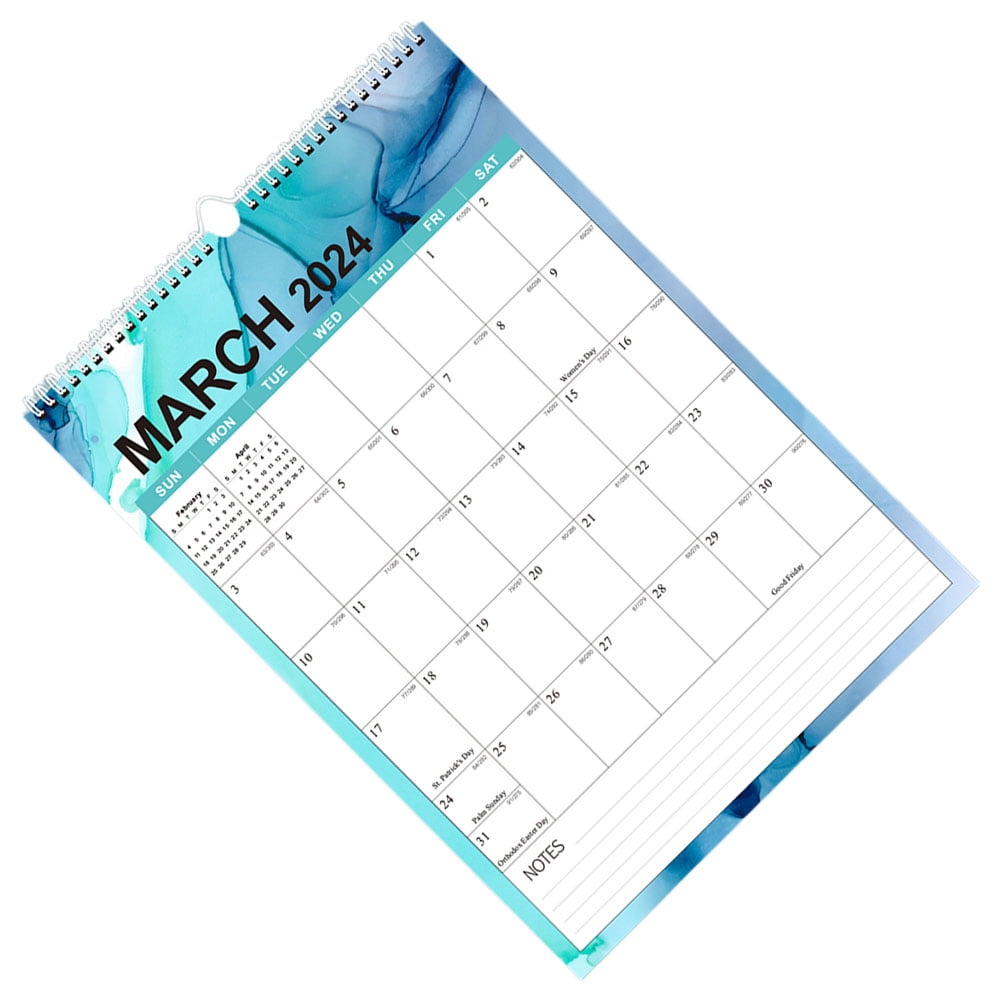 CTIRCHIU 1Set Multi Colored Paper Wall Calendar for Time Tracking and ...