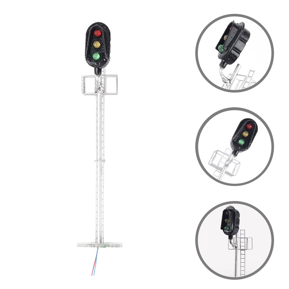 CTIRCHIU 1Set Train Model Ornament Miniature Signal Shape for ...