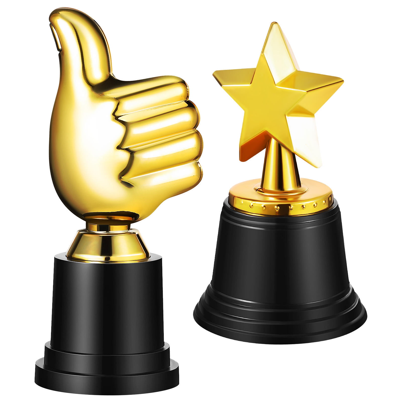 CTIRCHIU Set of Plastic Trophy Awards for Achievement Recognition and ...
