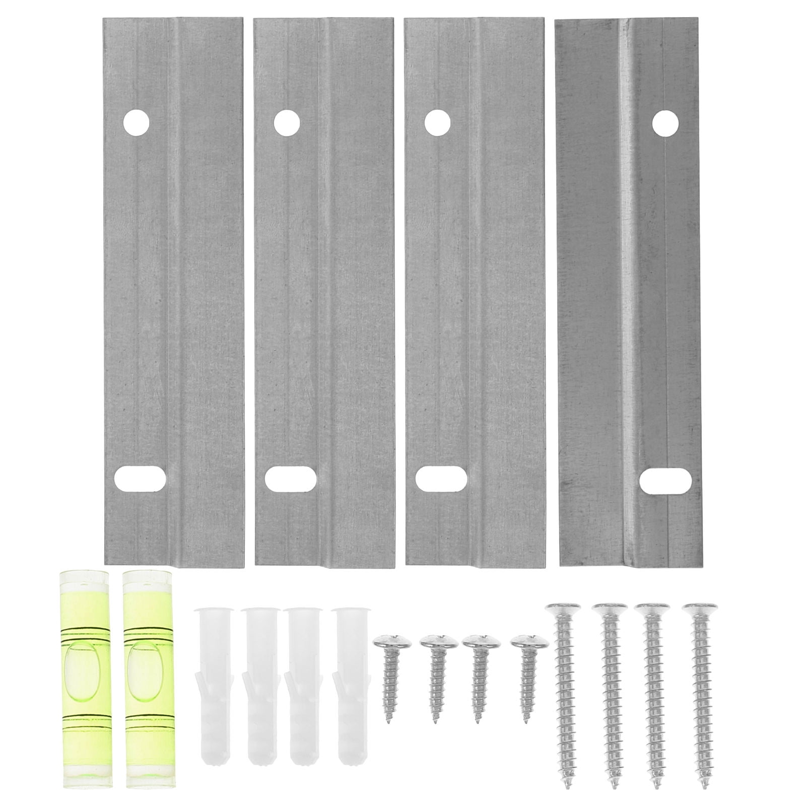 CTIRCHIU 2Sets Mirror Hanger Silver Durable Wall Mounting Brackets for ...