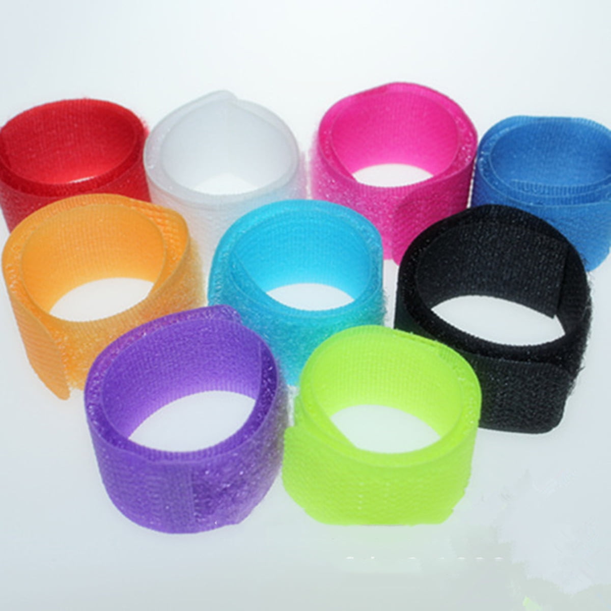 CTIRCHIU 20Pcs Assorted Color Cable Ties for Cord Management Wraps Wire ...