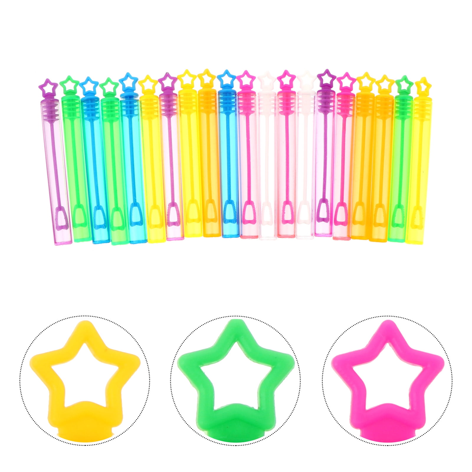 CTIRCHIU 20Pcs Bubble Tube Plastic Handheld Bubble Wand For Campsites ...