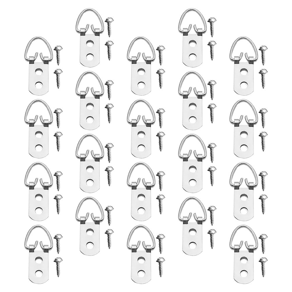 CTIRCHIU 20Pcs Heavy Duty Hanging Hooks for Pictures and Clocks in ...