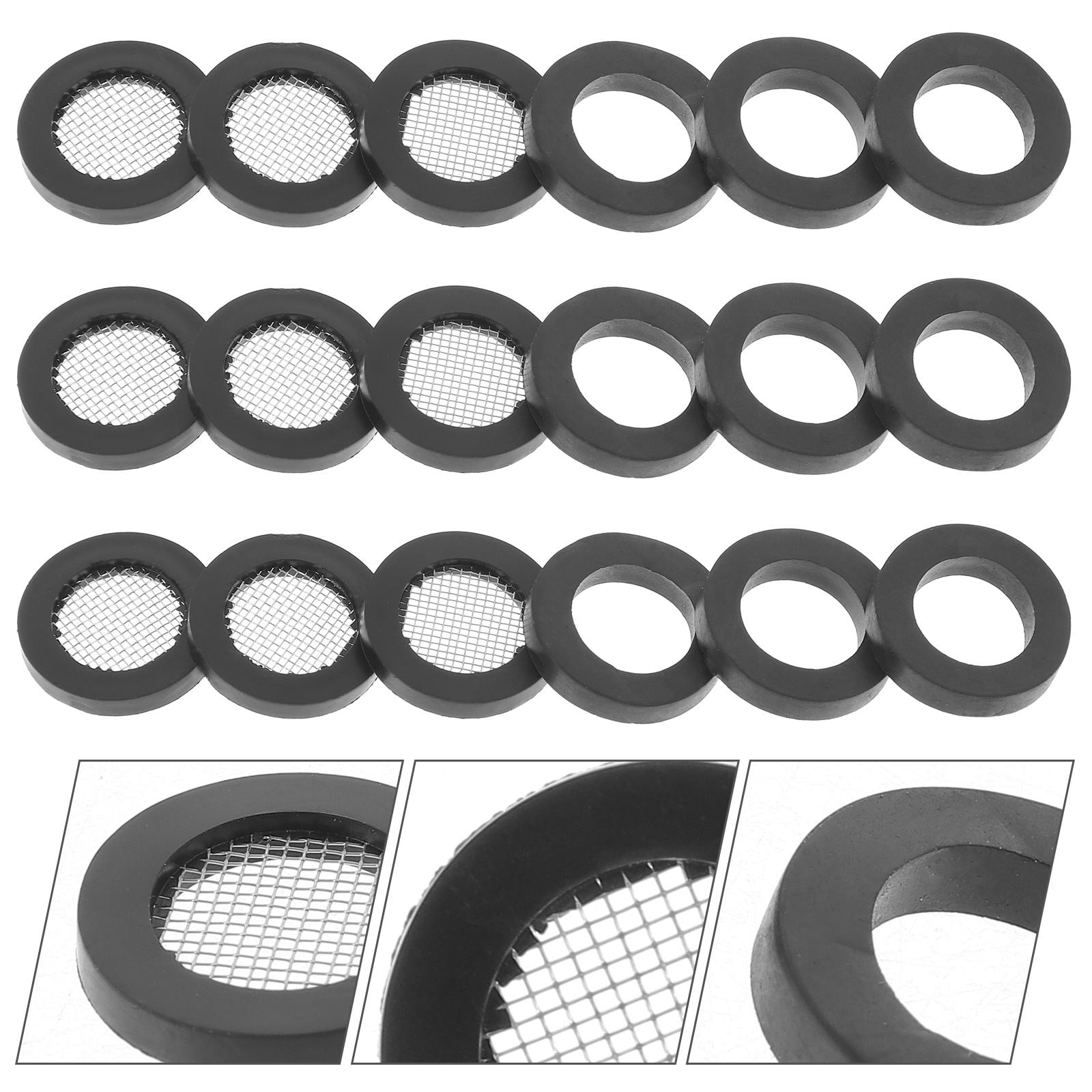 CTIRCHIU 20Pcs Water Filtration Rubber Washers Hose with Filters and ...