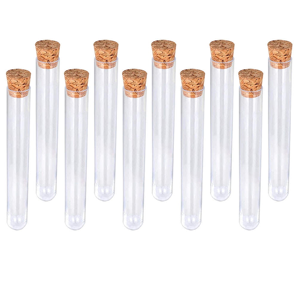 CTIRCHIU 24Pcs Cylindrical Plastic Test Tubes for Jewelry Making and ...