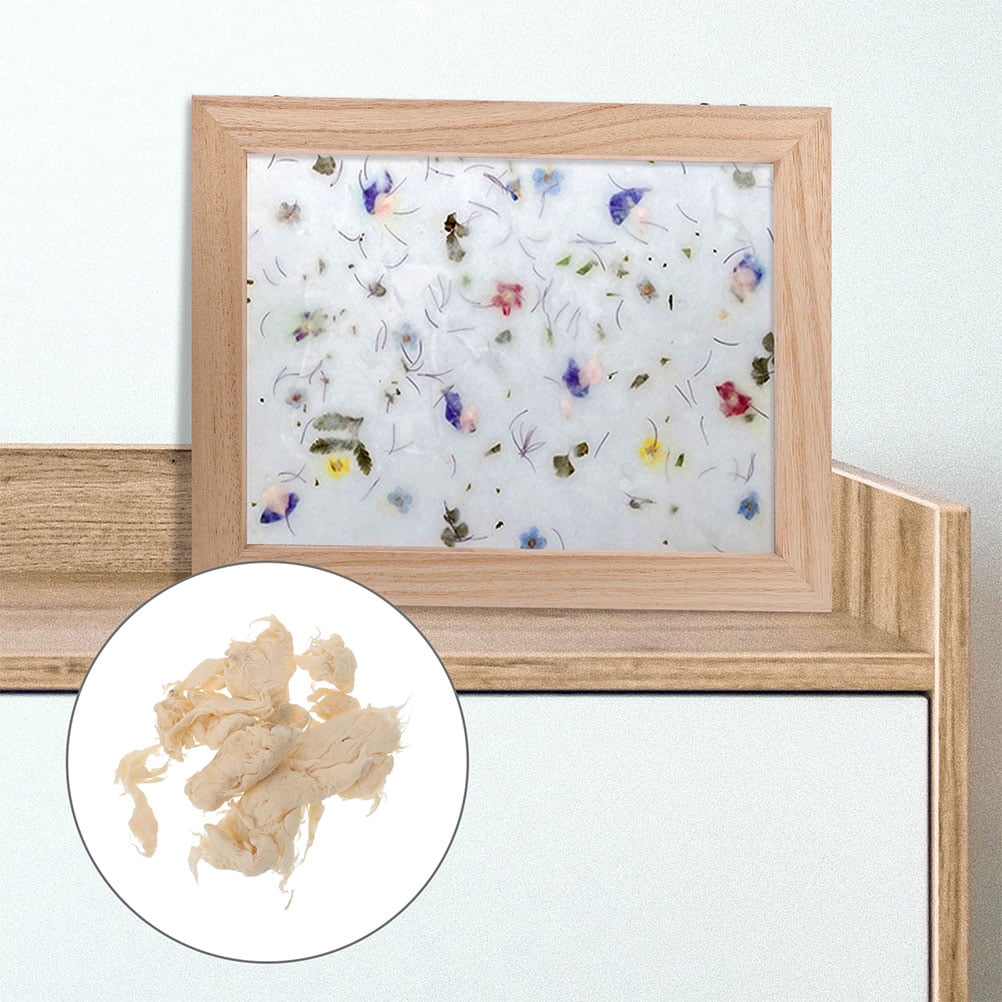 CTIRCHIU 2Pack Diy Paper Making Kit for Craft Projects Beige Wood Bark ...