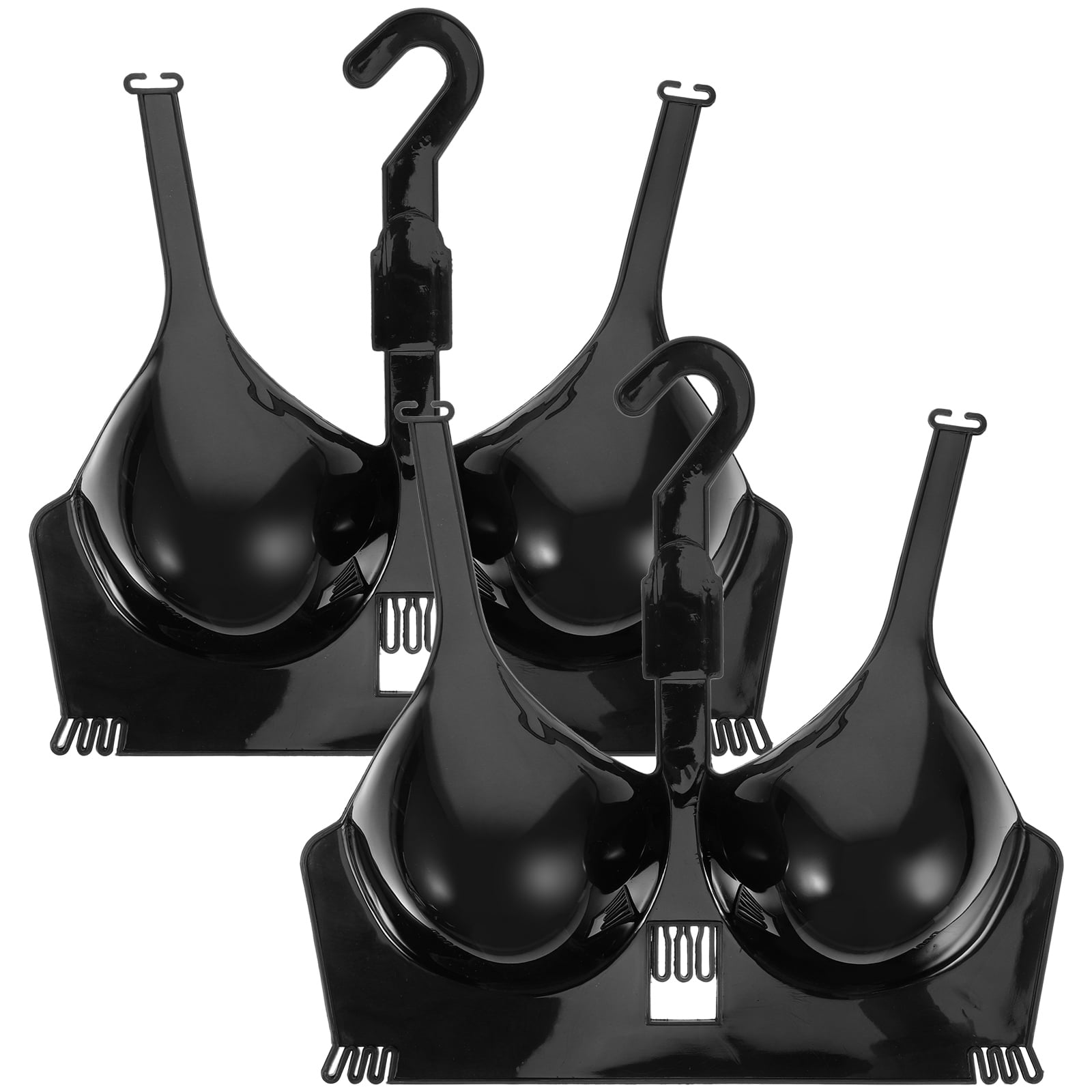 CTIRCHIU 2Pack Dress Form Mannequin Torso Plastic Black for Women ...