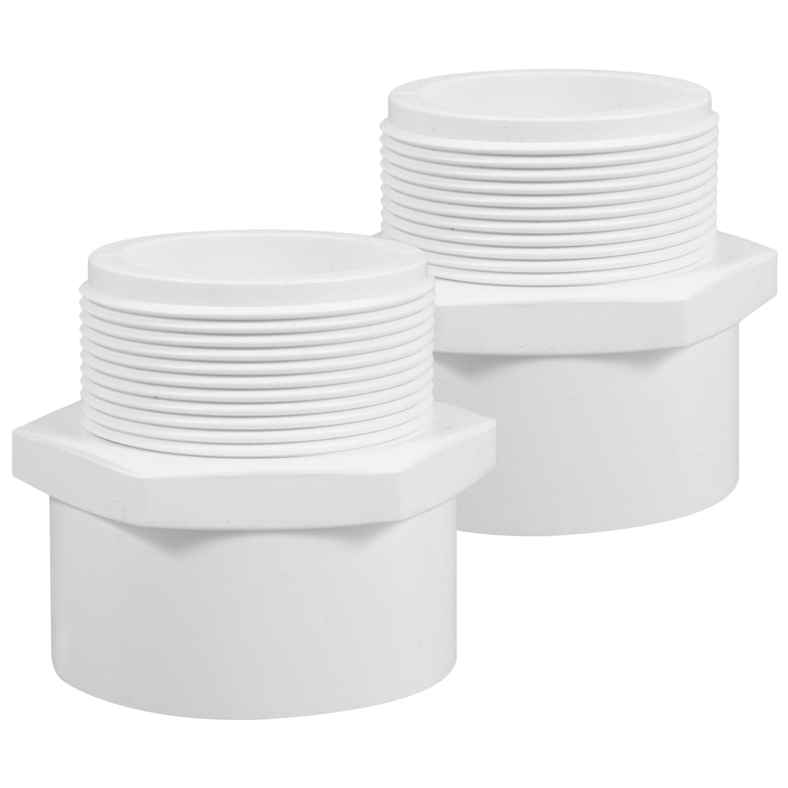 CTIRCHIU 2Pack PVC Pipe Fittings Adapter for Rainwater Collection ...