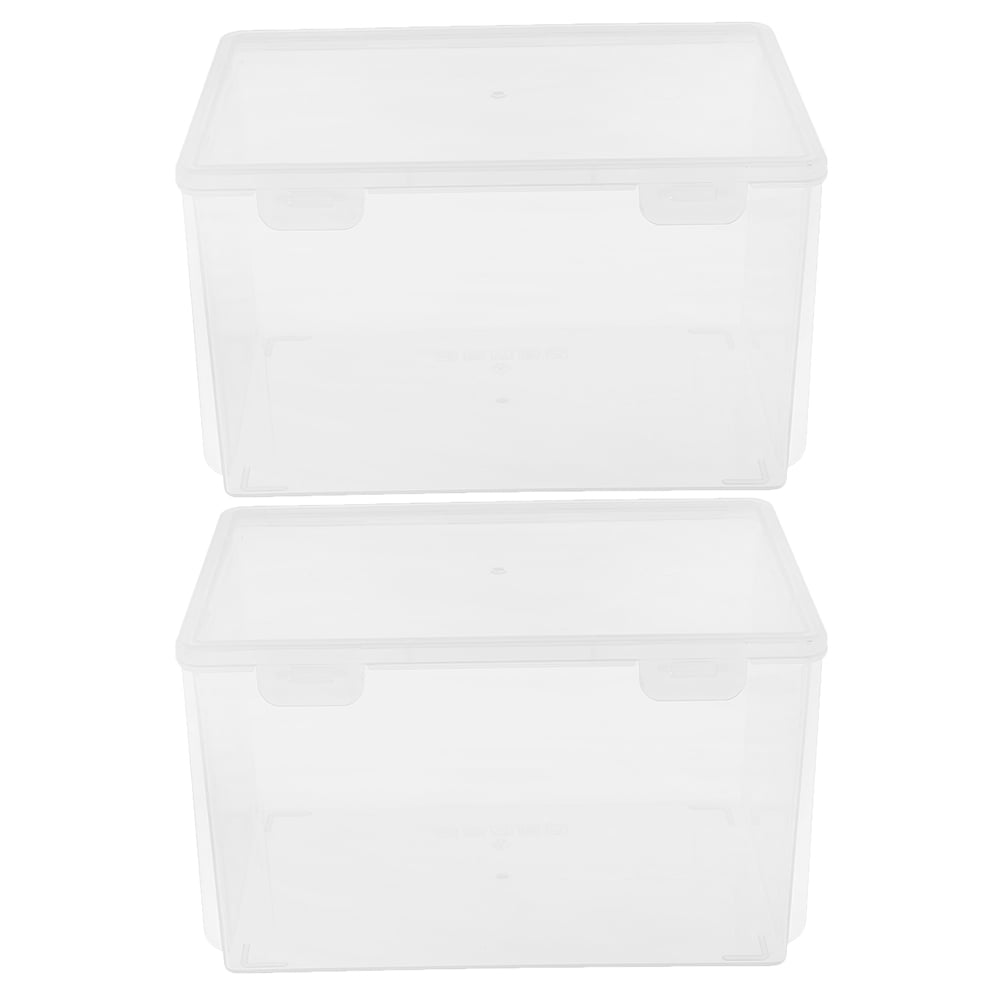 CTIRCHIU 2-Piece Loaf Bread Box Set, PP Plastic Storage Container for ...