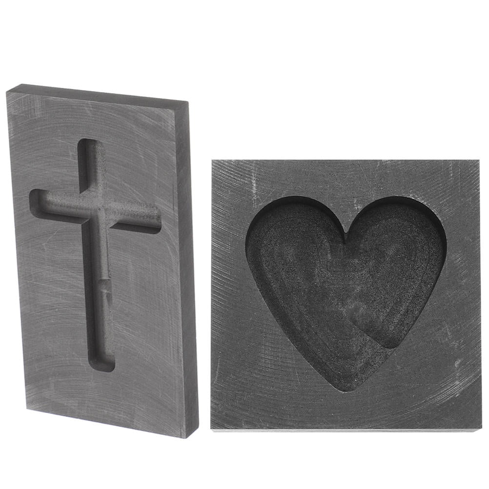 CTIRCHIU 2Pcs Crucible Mould Graphite for Casting and DIY Projects by ...