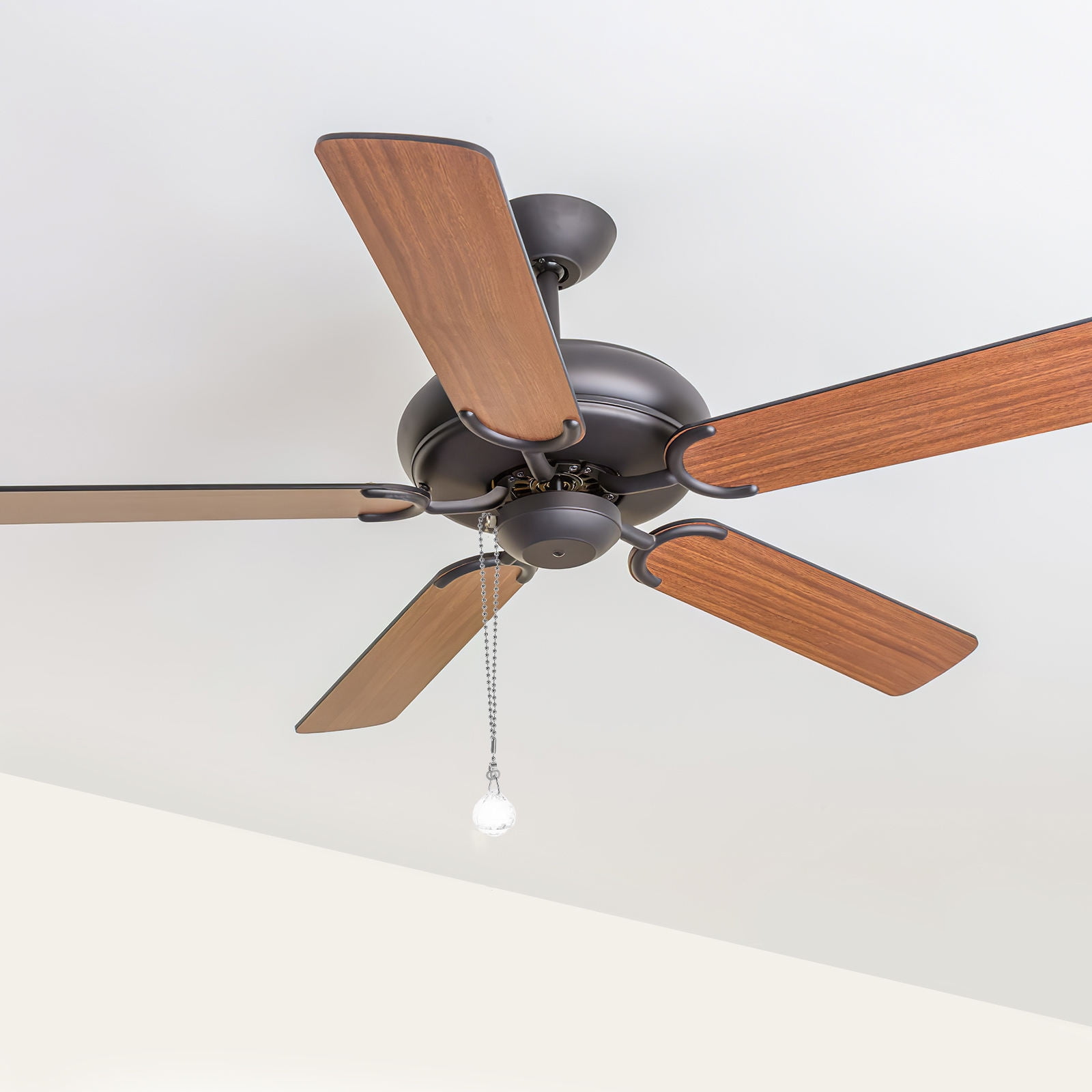 CTIRCHIU 2Pcs Crystal Pull Chain for Ceiling Fan and Chandelier with ...