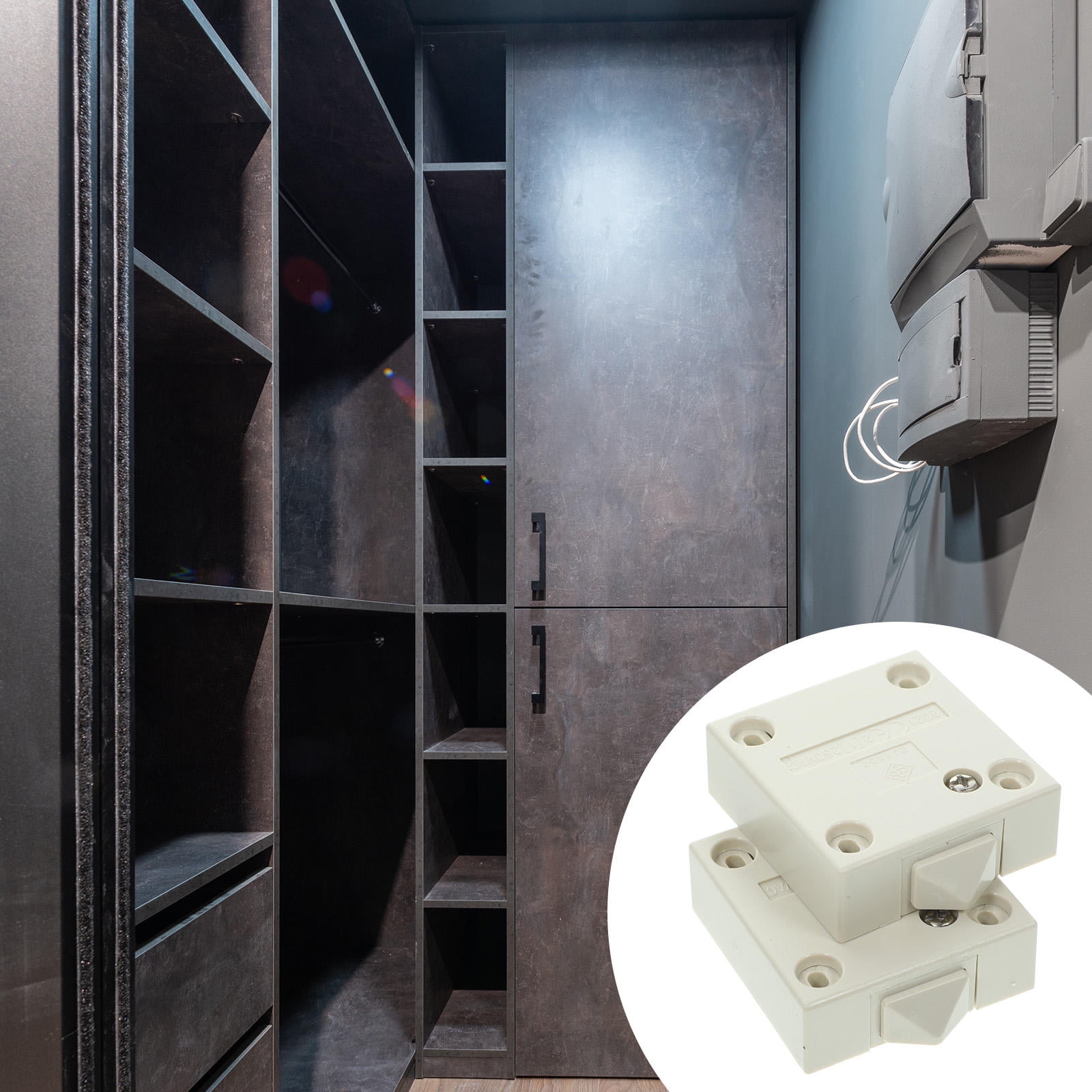 CTIRCHIU Automatic Light Switch Cabinet Door Switch ABS Lighting ...