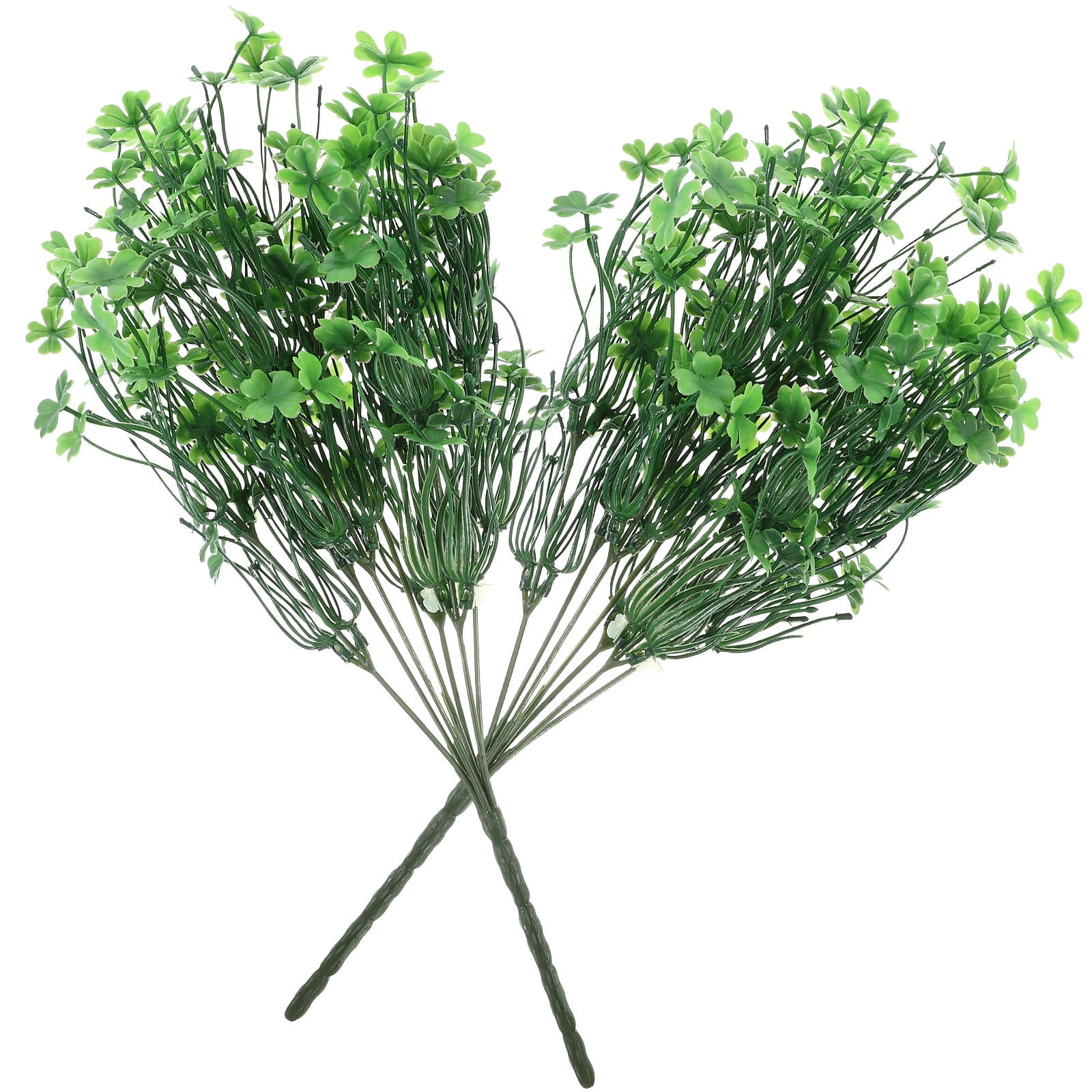 CTIRCHIU 2pcs Faux Leaves Stems Green PVC Material for Vase Table ...