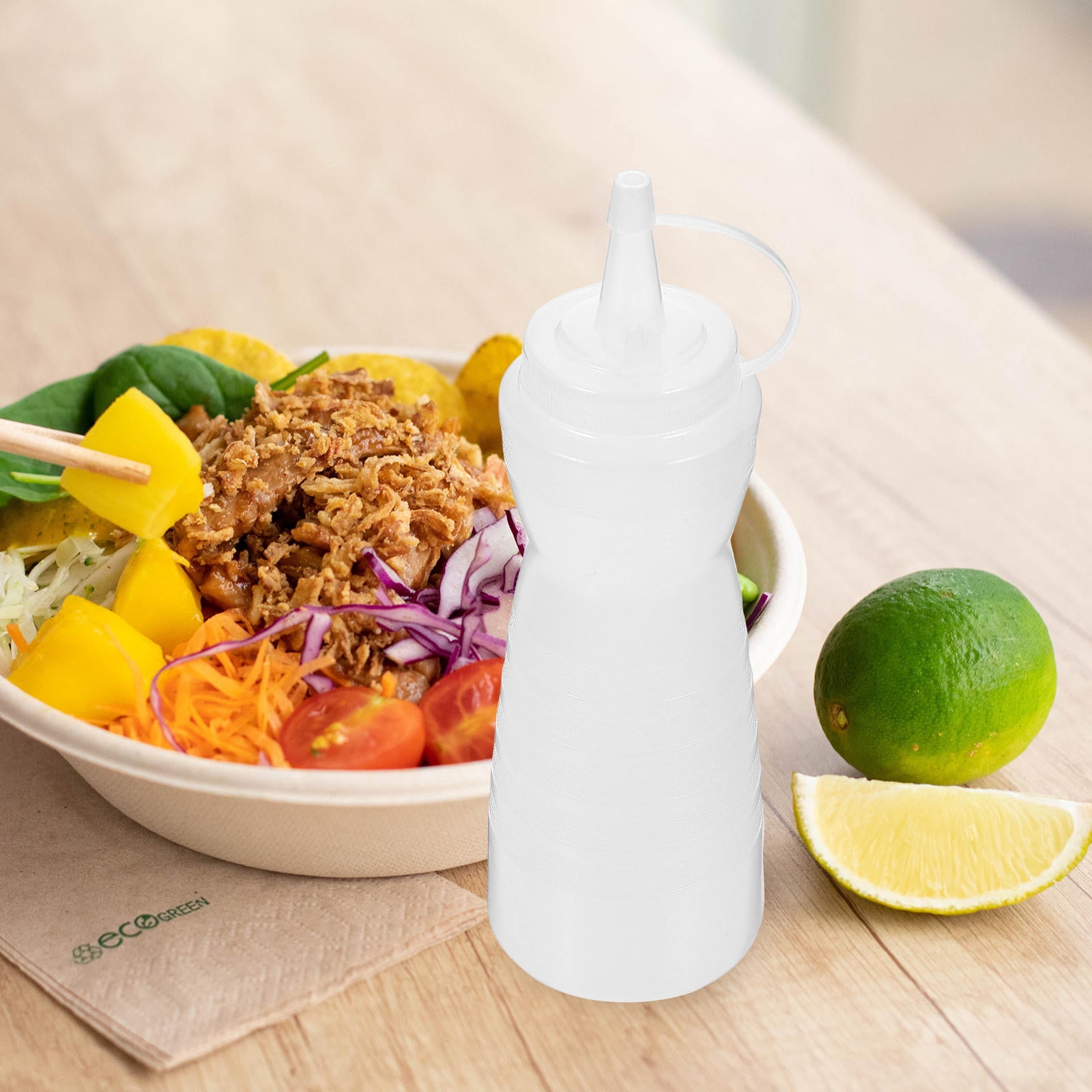 CTIRCHIU Set of 2 Food Squeeze Bottles for Sealed Storage, Resistant ...