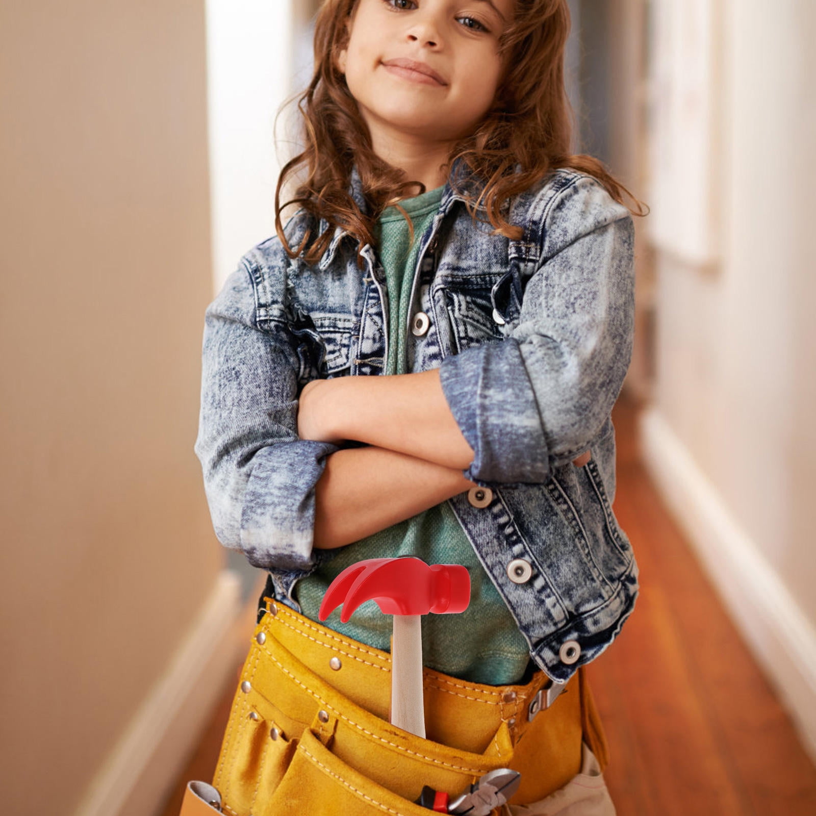 CTIRCHIU 2Pcs Kids Play Hammers in Red for Toddlers to Improve Arm ...