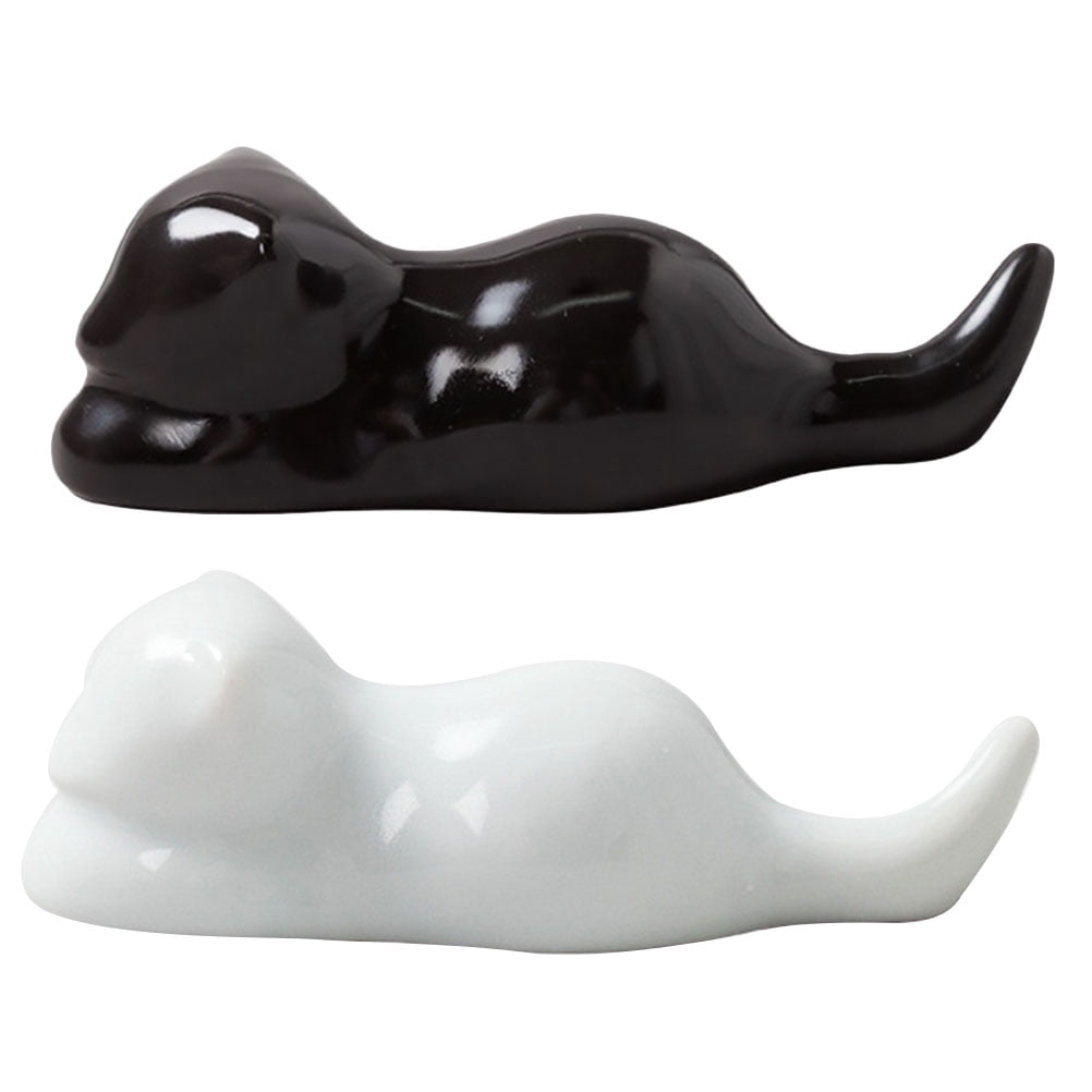 CTIRCHIU 2-Piece Cat Design Cutlery and Chopstick Holder Set, Assorted ...