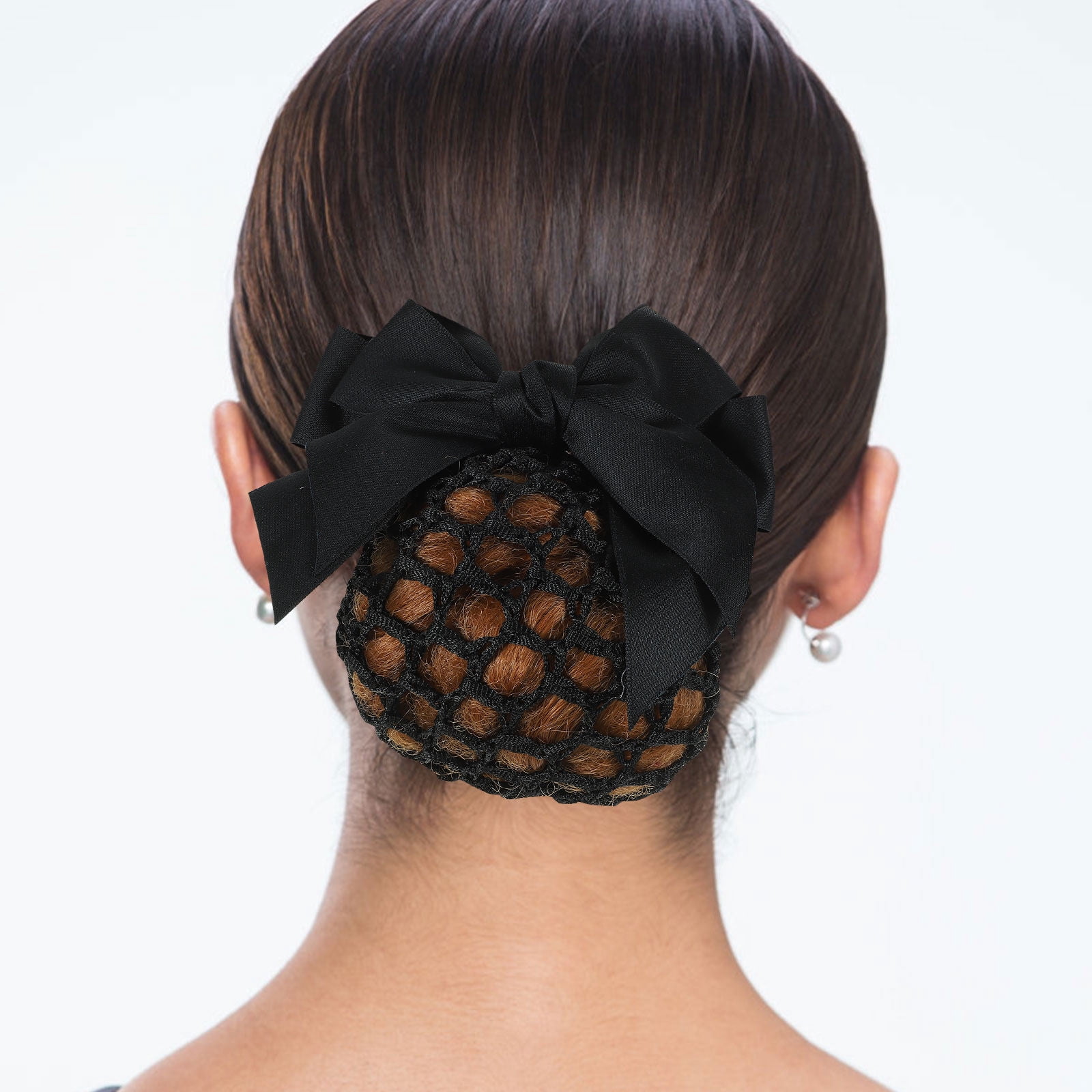 CTIRCHIU 2Set Hair Bun Holder in Black Fabric for Women Hairstyles 13 ...