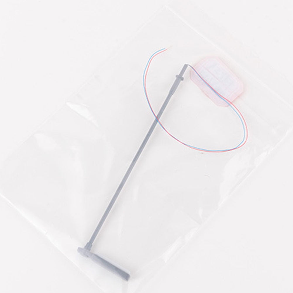 CTIRCHIU 2Set Steel Mini Street Lamp Post Silver For Diy Project 1.18X0 ...