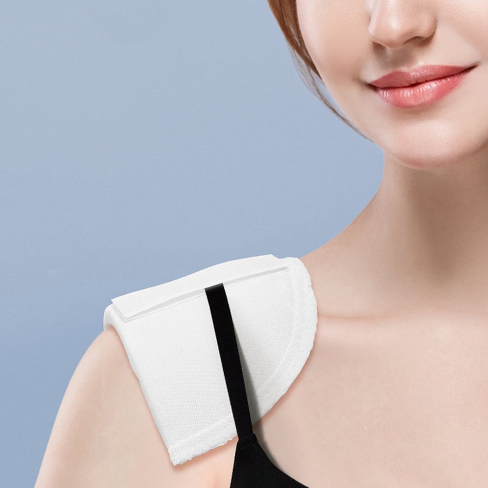 CTIRCHIU 3 Pairs White Sponge Shoulder Pads for Women, Anti- Broadening ...