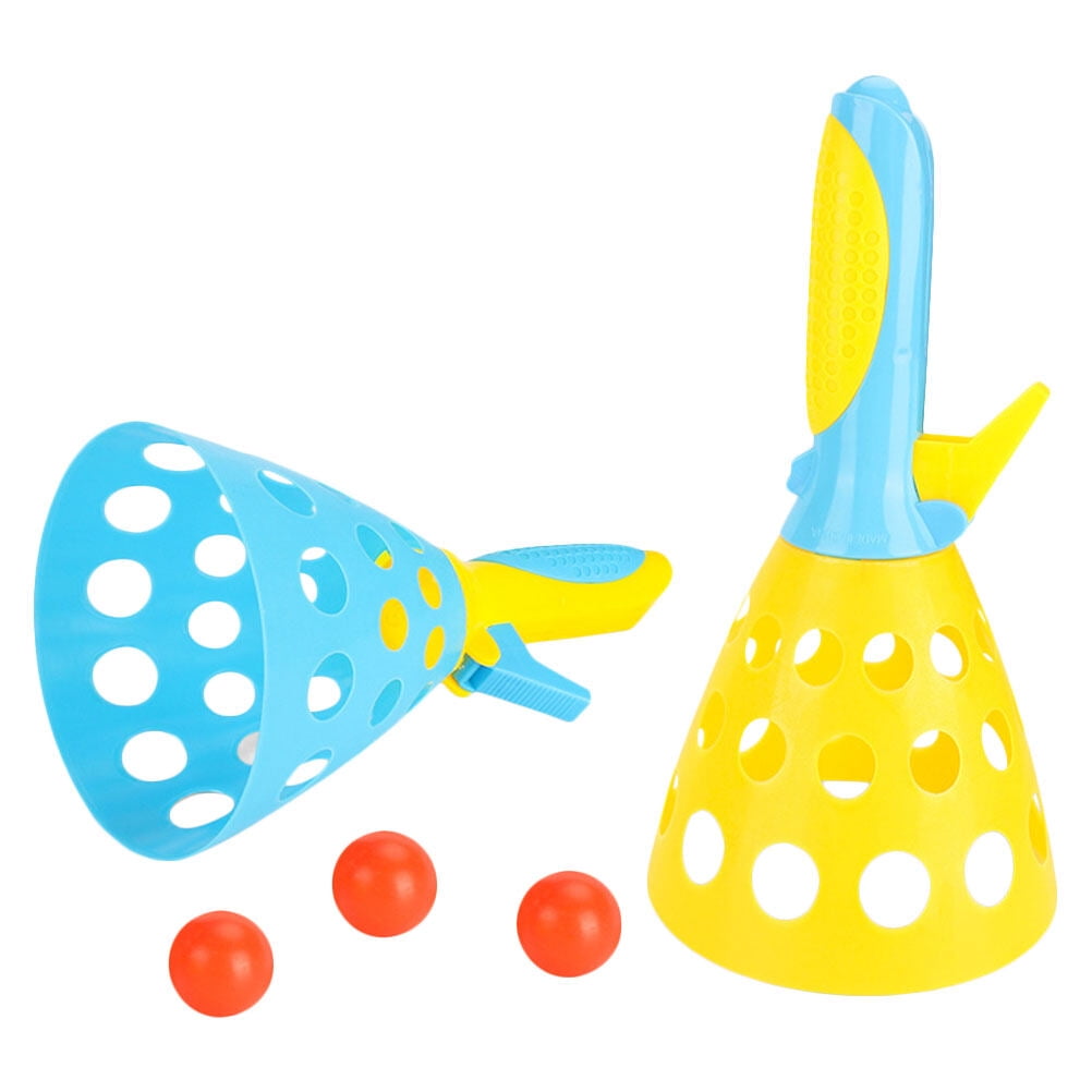 CTIRCHIU 3 x Balls and 2 x Launcher Click Toss Balls Game for Families ...