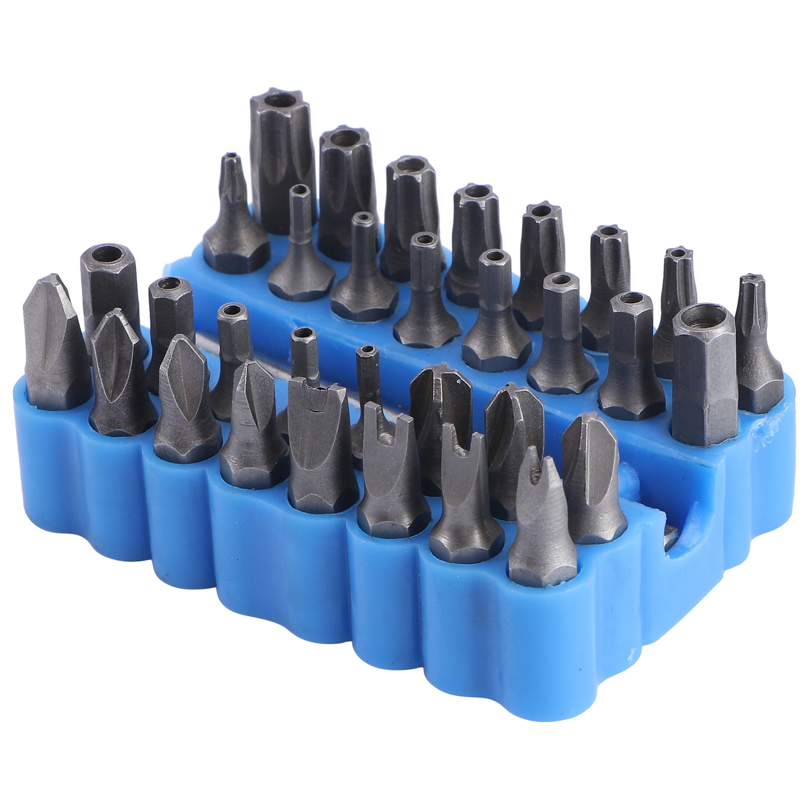 CTIRCHIU 33 Pcs Tamper Proof Bit Set Assorted Color Magnetic Extension ...