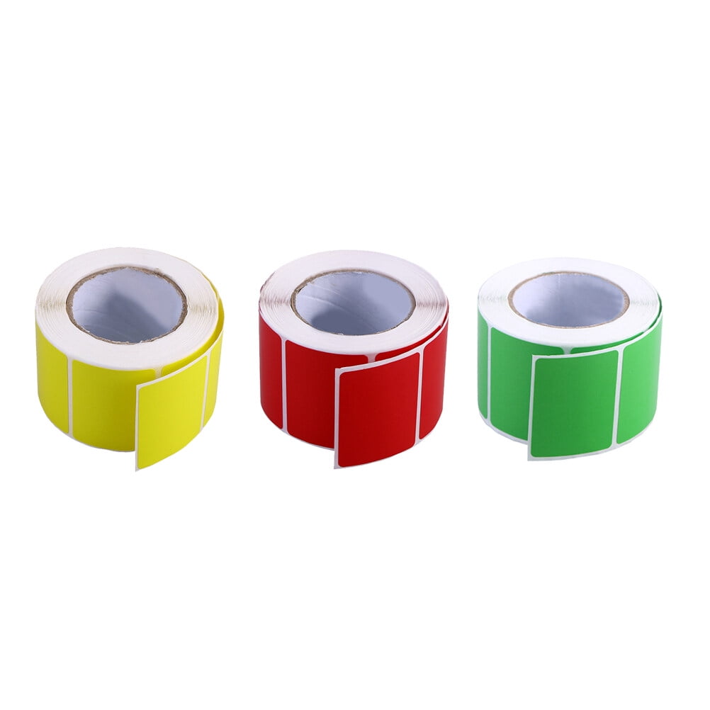 CTIRCHIU Color Thermal Labels Thermal Paper Labels Assorted Color 3Pcs ...