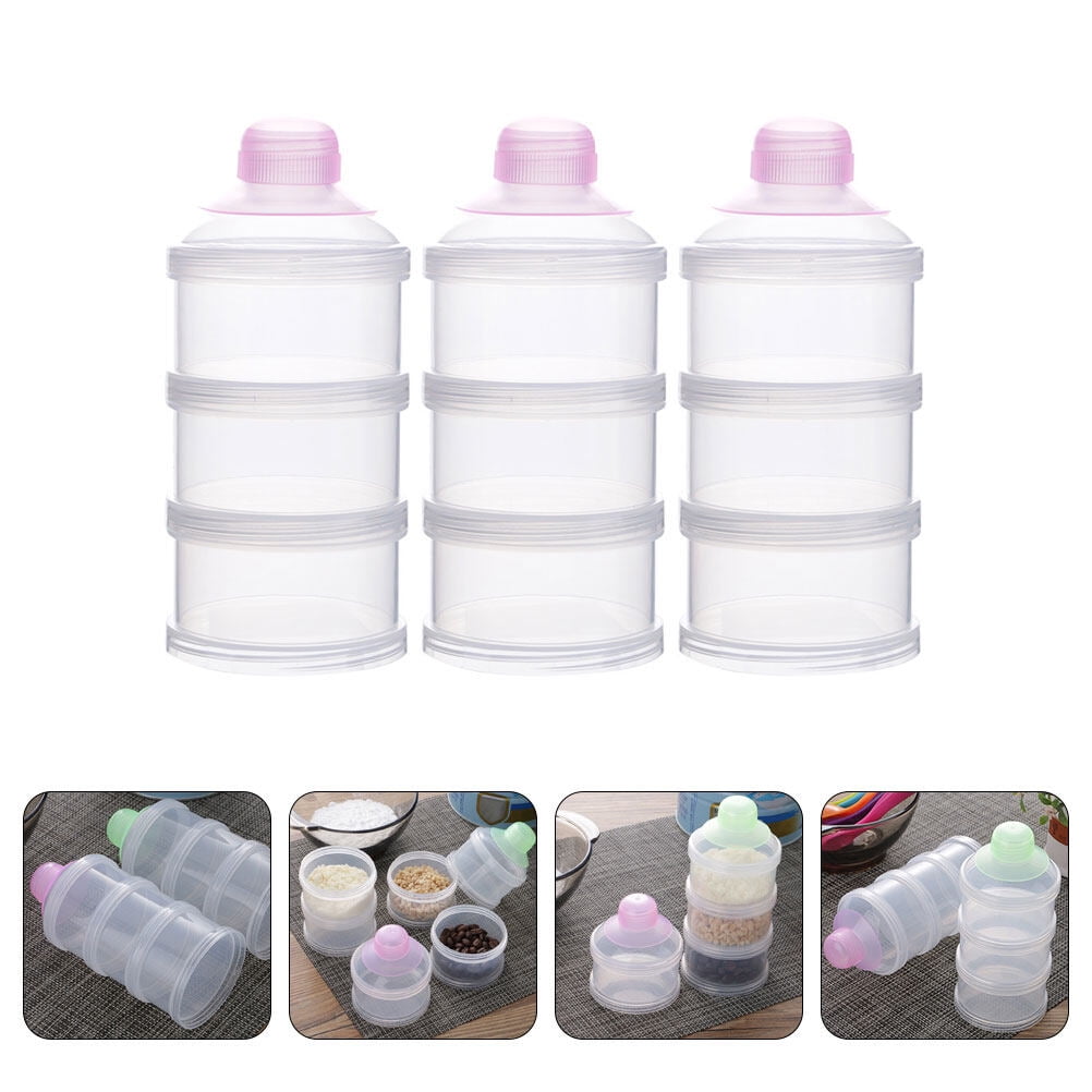 CTIRCHIU Plastic Powder Container Set 3 Pieces Storage Box - Walmart.com