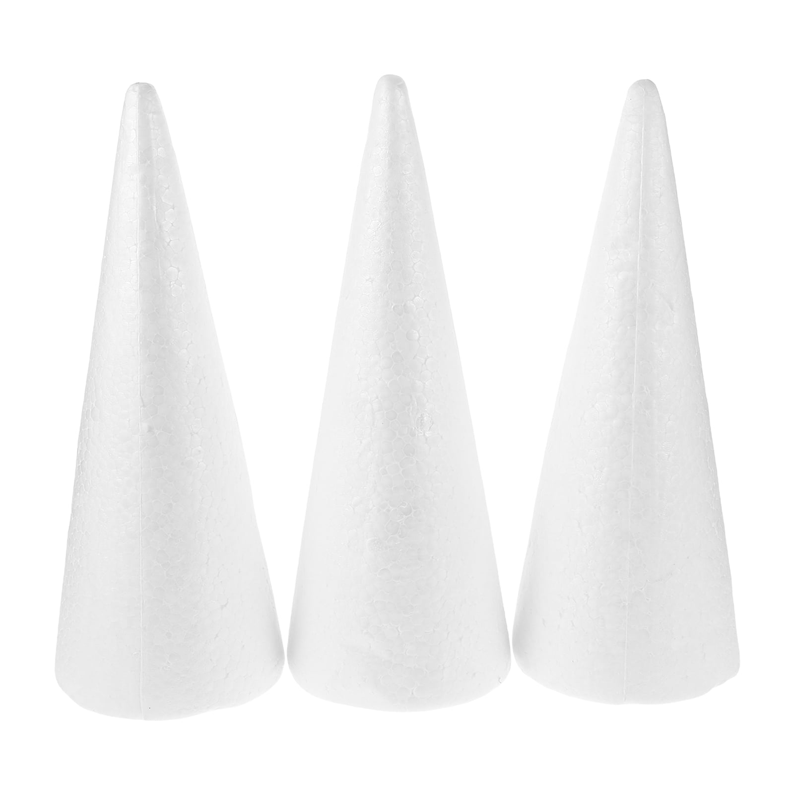 DRAFIDEEP Polystyrene Cone Shape Foam Tree Cones Art Supplies All Ages ...
