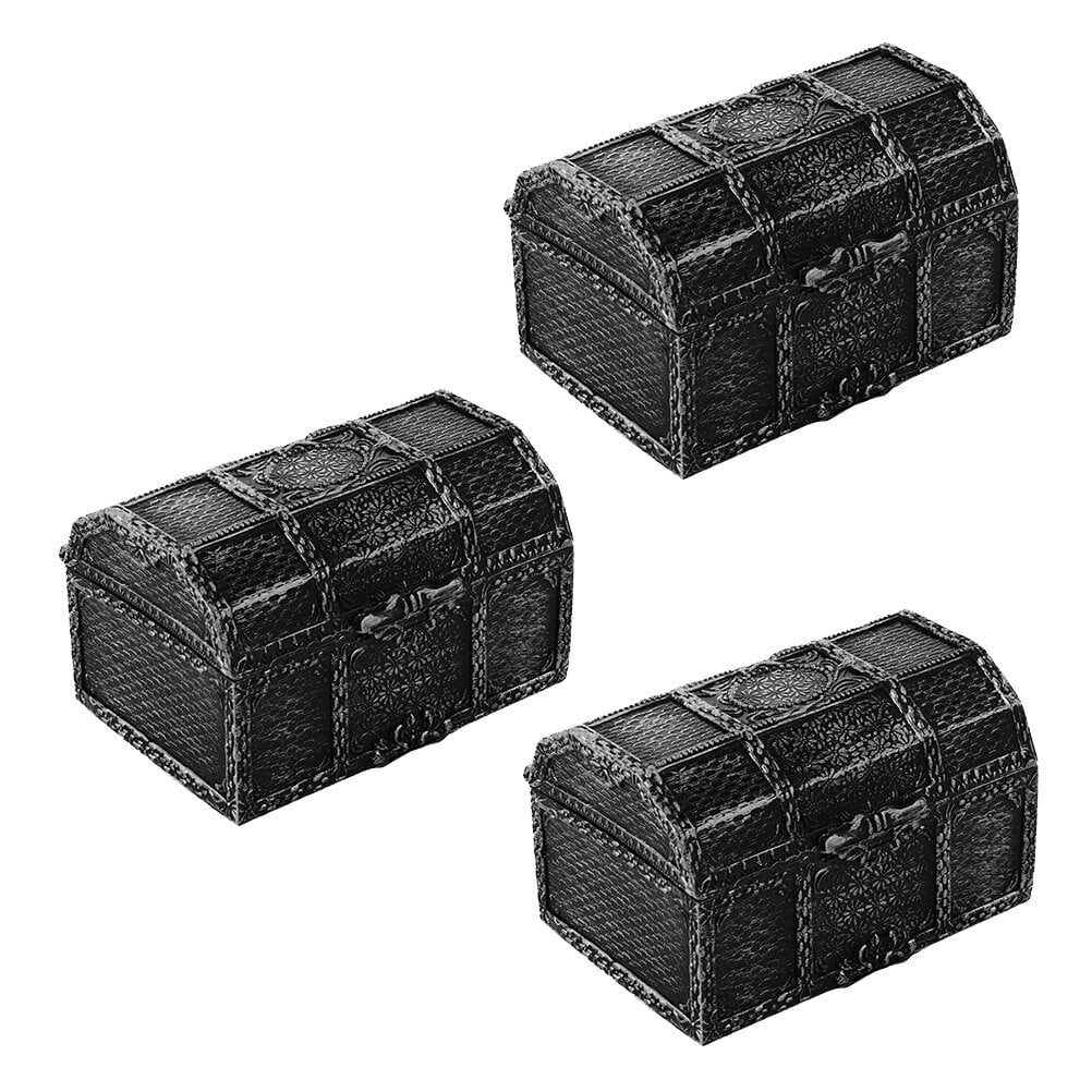 CTIRCHIU 3Pcs Kids Treasure Chests in Pirate Theme for and Stage ...