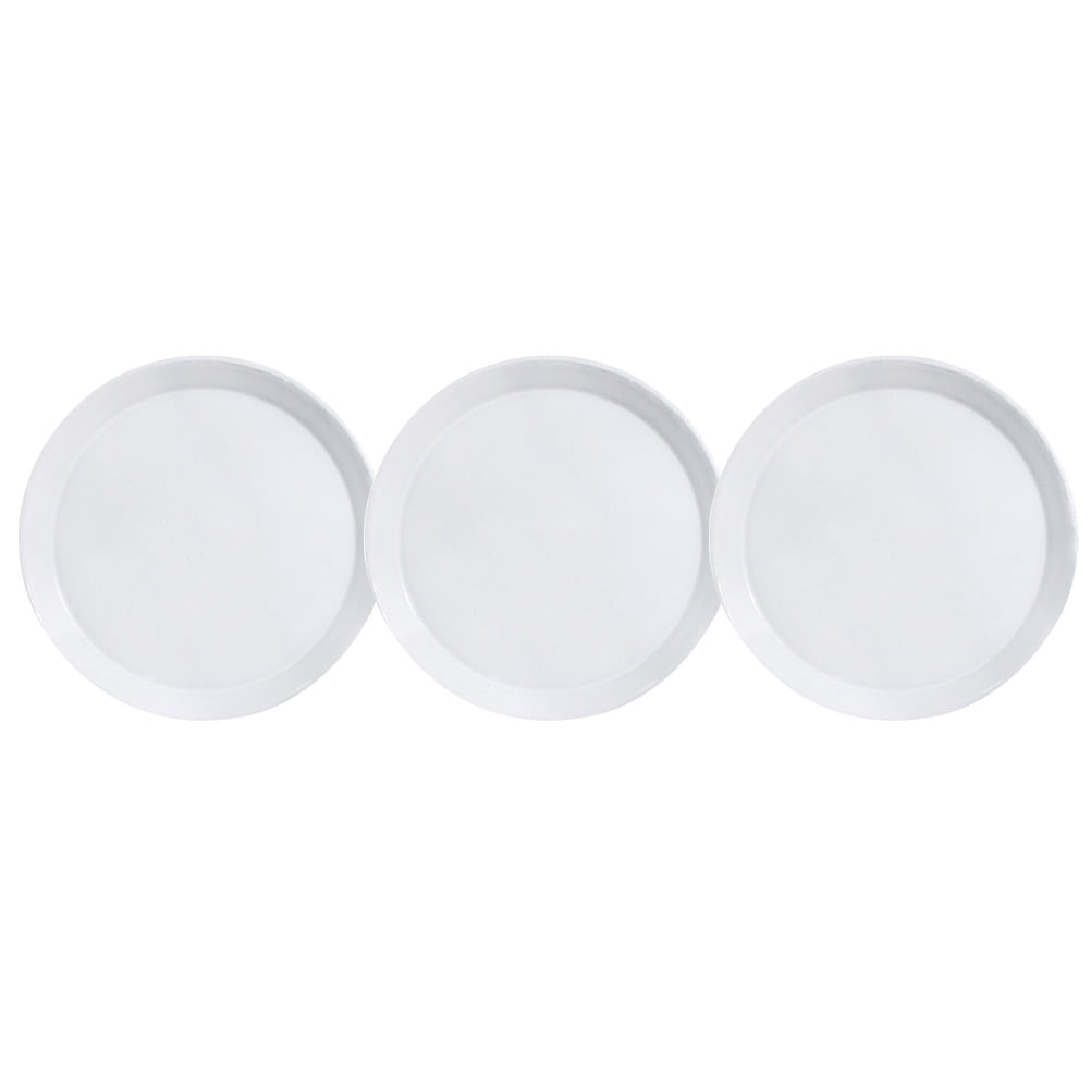 CTIRCHIU 3Pcs Mini House Dish Miniature Dishes White Round Alloy For ...