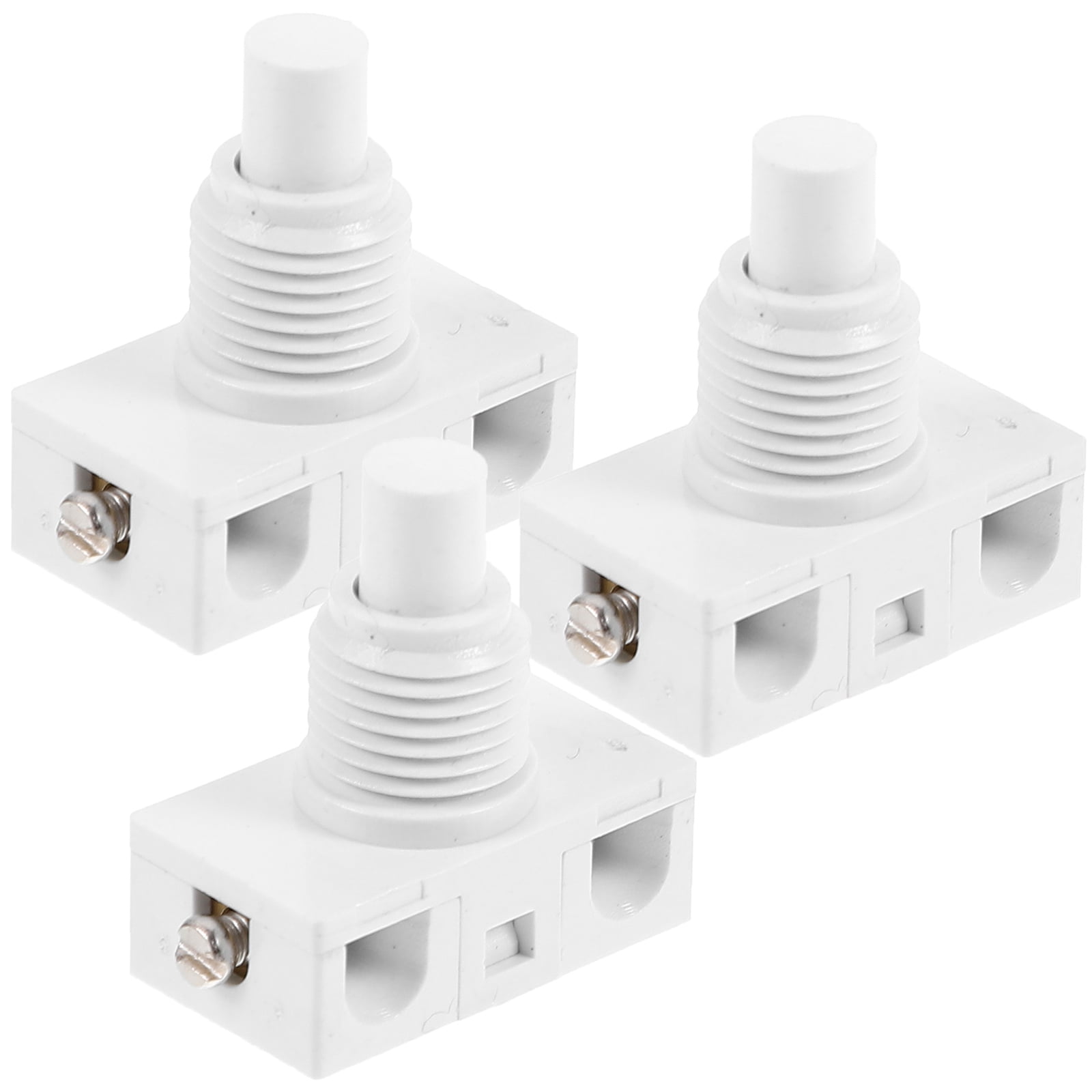 CTIRCHIU Press Push Button Switch Push Button Switch White 3Pcs ...