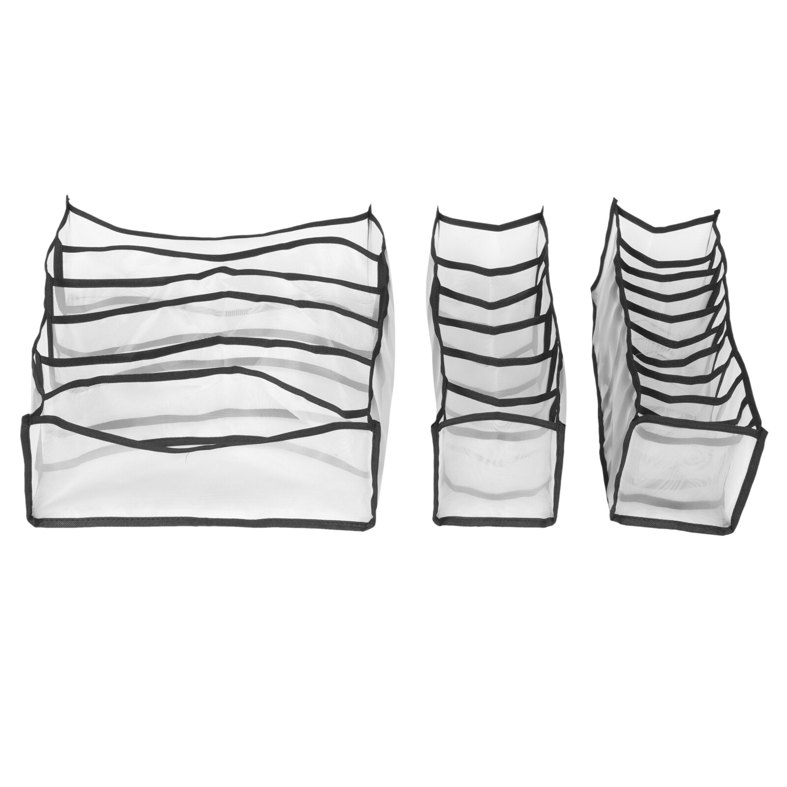 CTIRCHIU 3Pcs Set Drawer Underwear Sock Boxes for Sock Sorting Box and ...